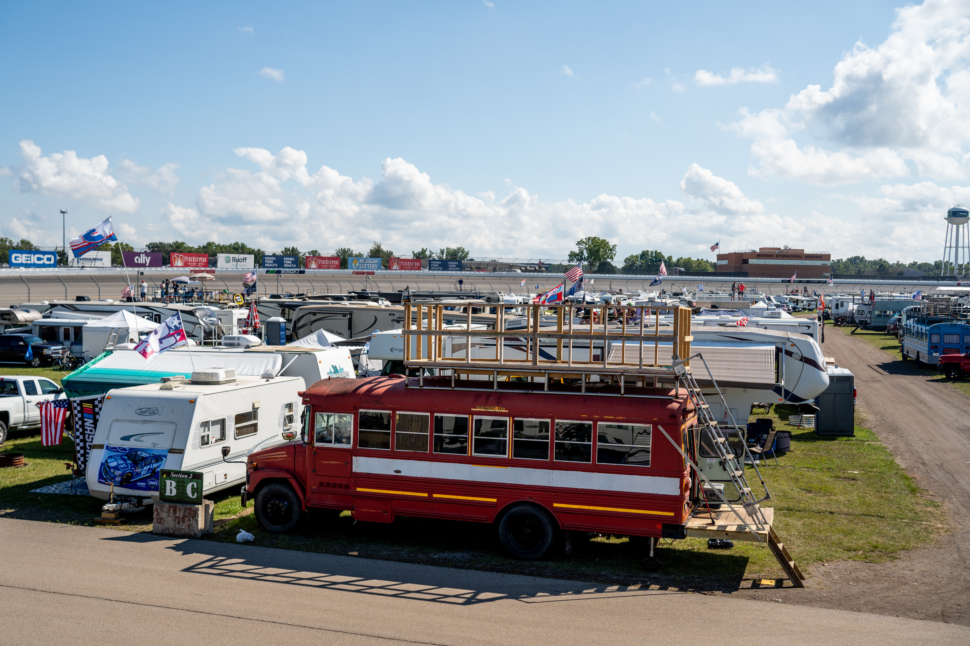 NASCAR fans and their campers are bound through decades of MIS races ...