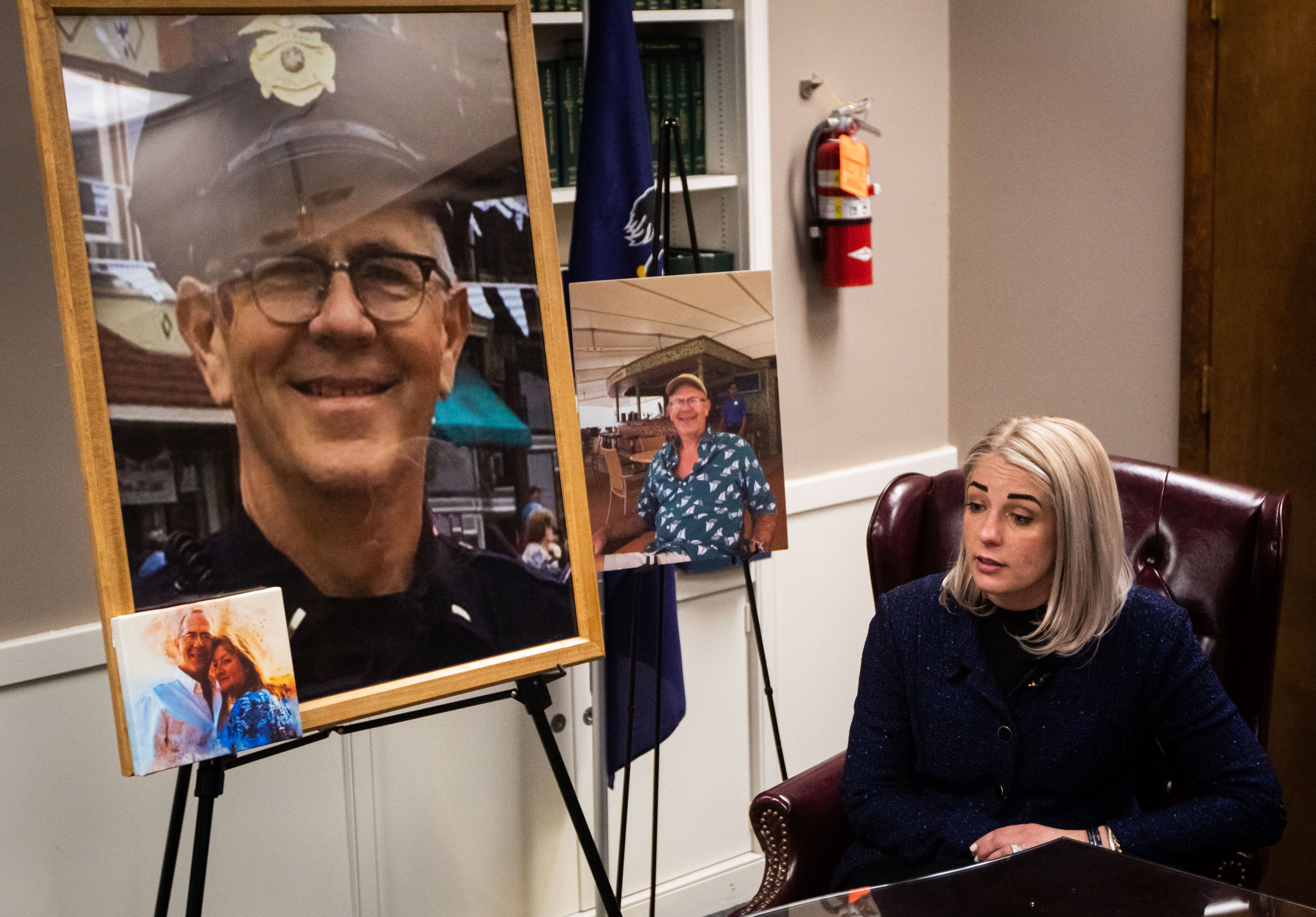A year after central Pa. police officer’s killing, widow finds peace in ...