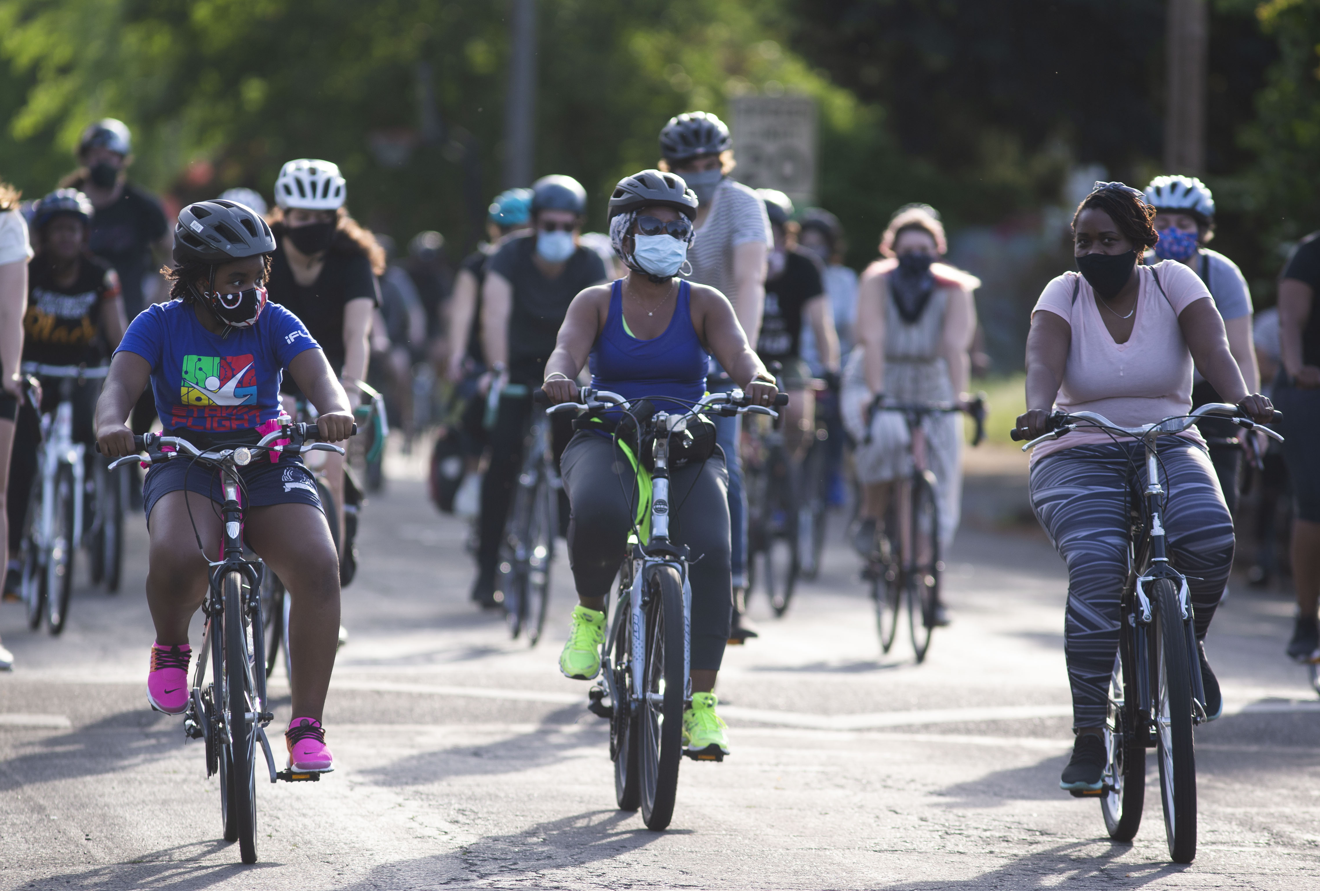Black Girls Do Bike Let's Ride bike rally through North and Northeast ...