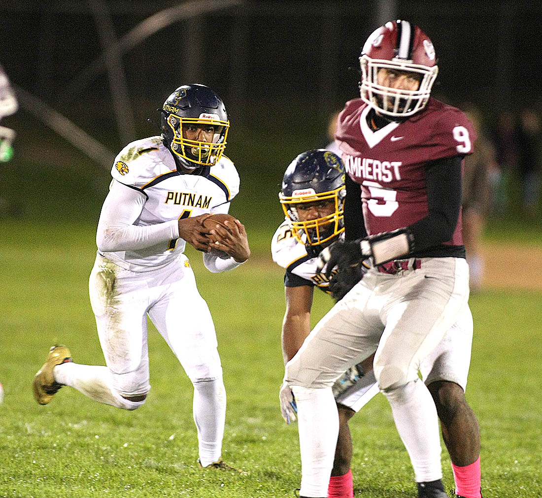 Putnam vs Amherst Football 10/10/25 - masslive.com
