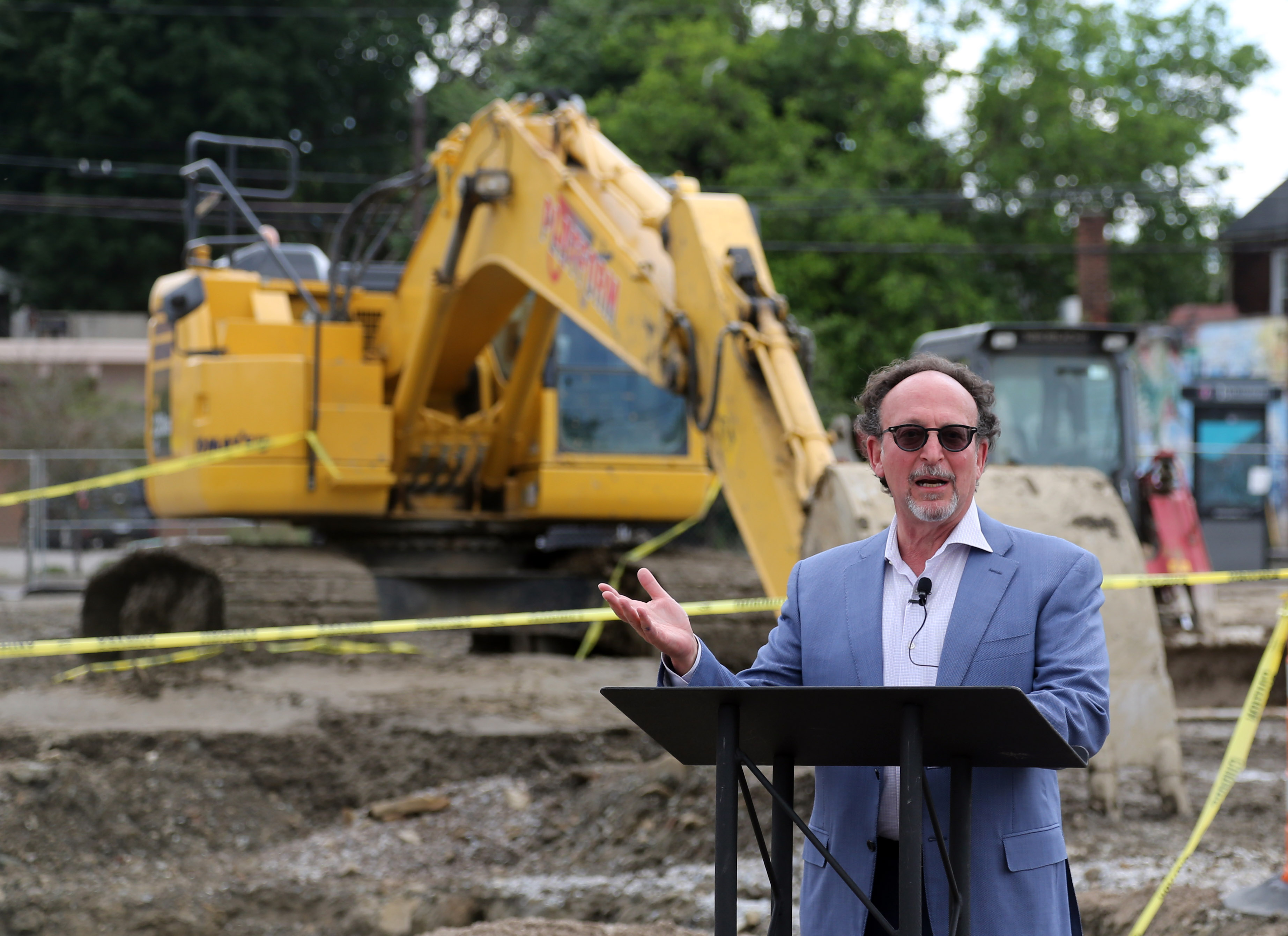 Groundbreaking ceremony for 121 Larchmere , June 23, 2020 - cleveland.com