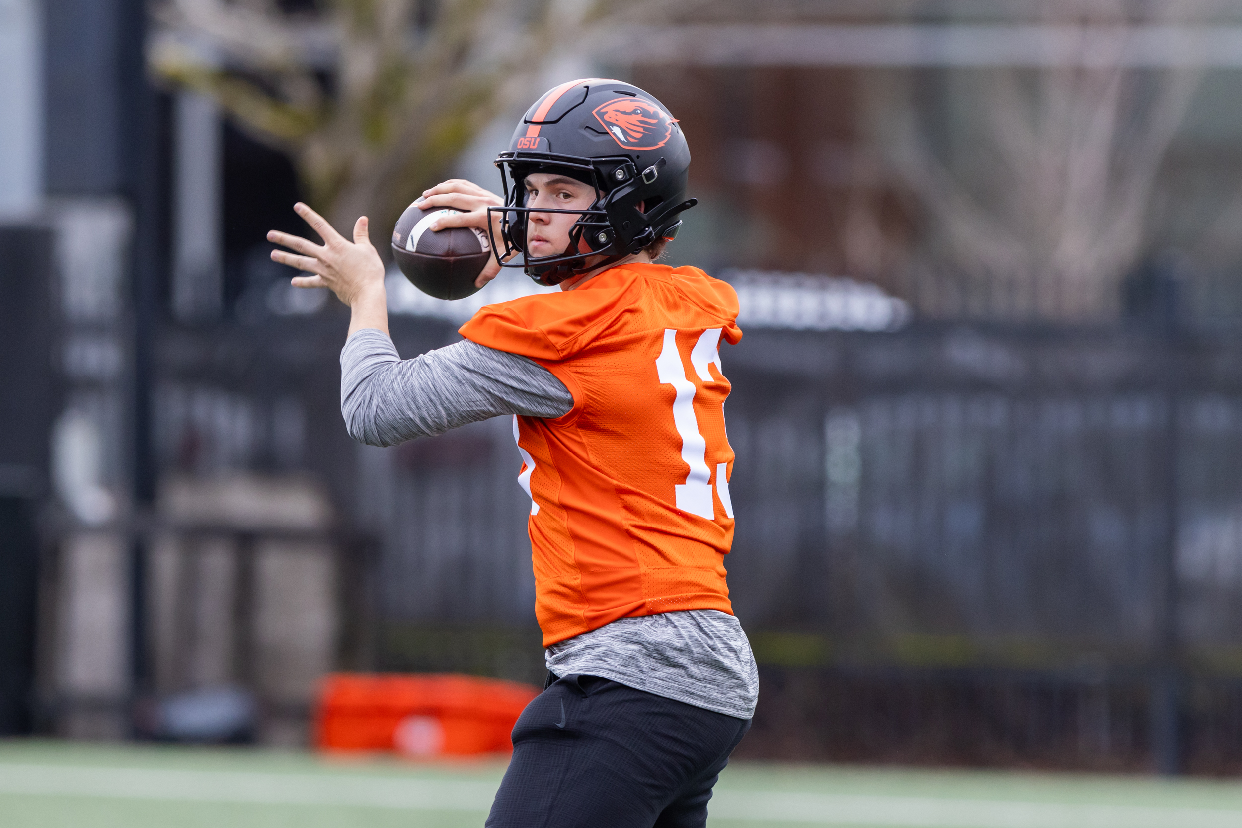 Oregon State Beavers, coach Trent Bray open spring football practice ...
