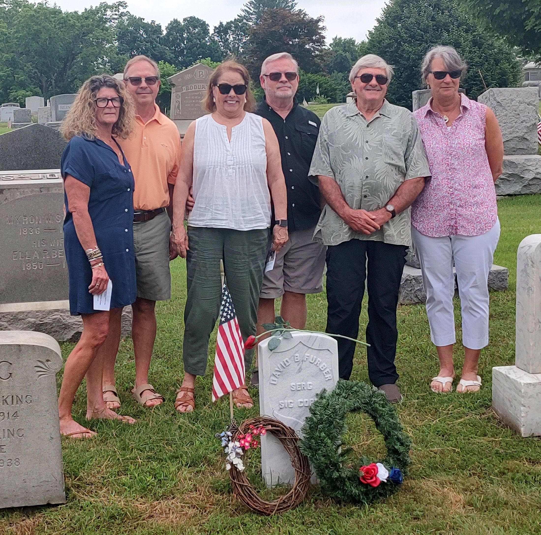 Civil War headstone dedication ceremony at Pine Hill Cemetery ...