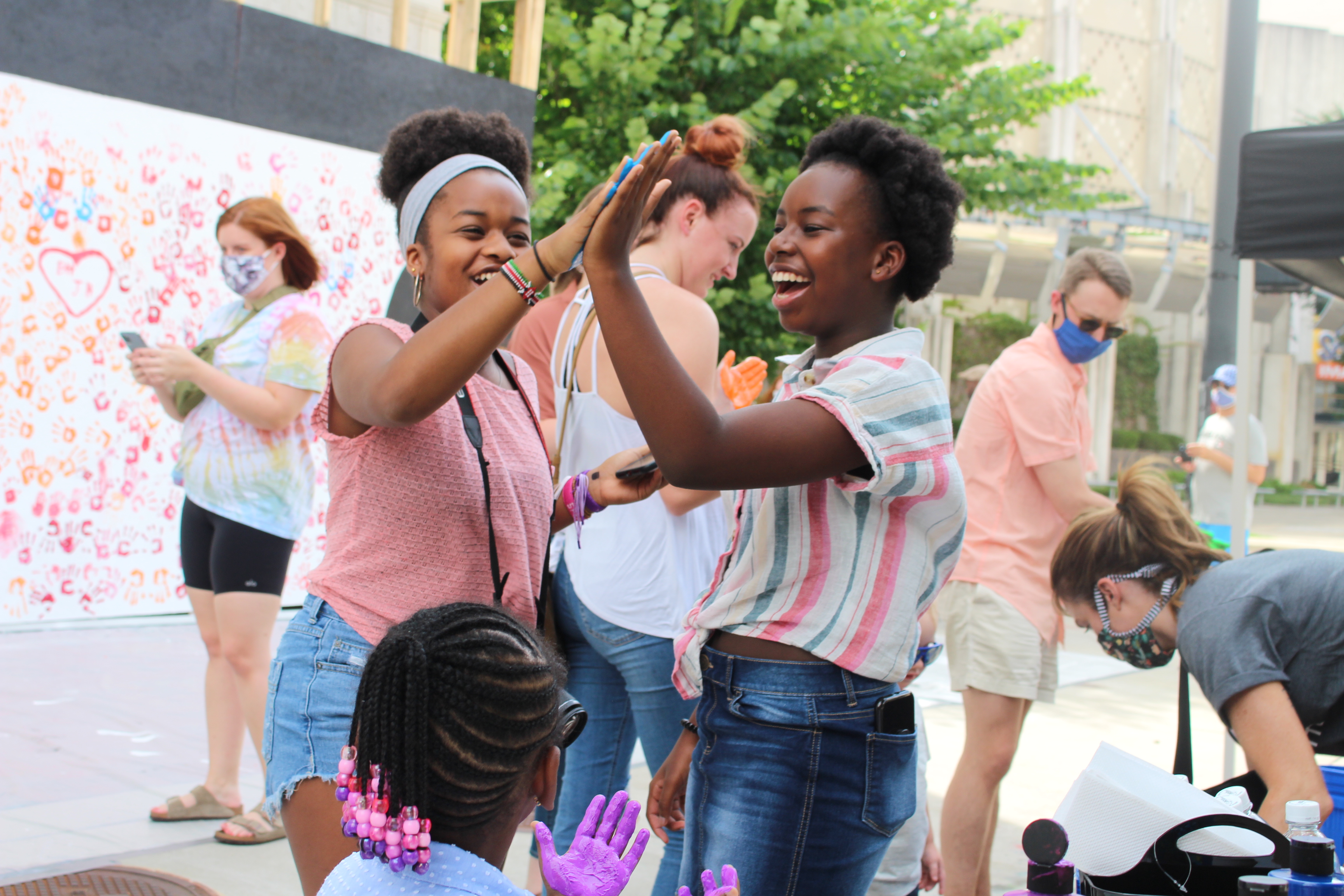 Mural day at the Pizitz Building - al.com
