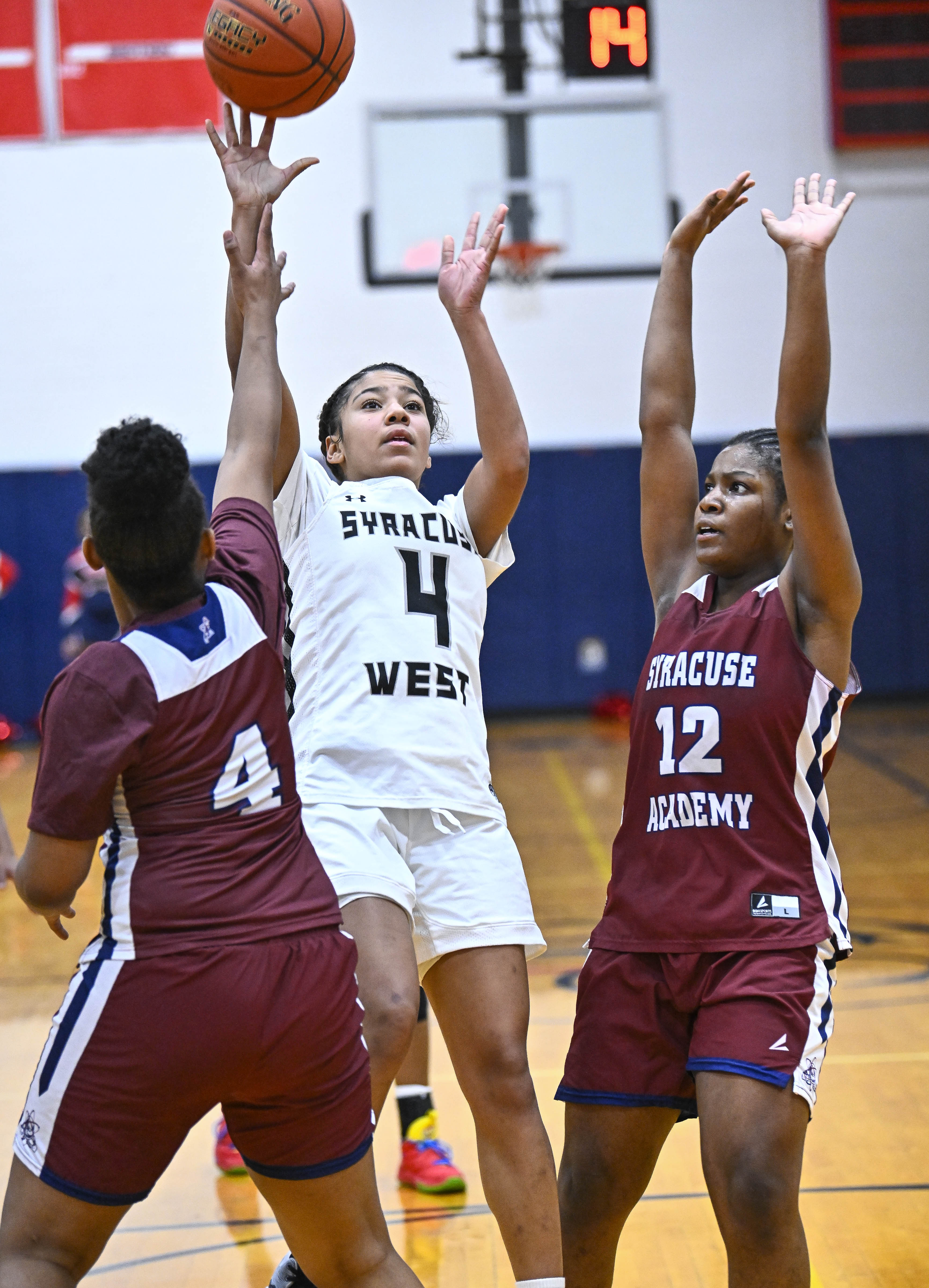 Syracuse Academy of Science vs. Syracuse West girls basketball ...