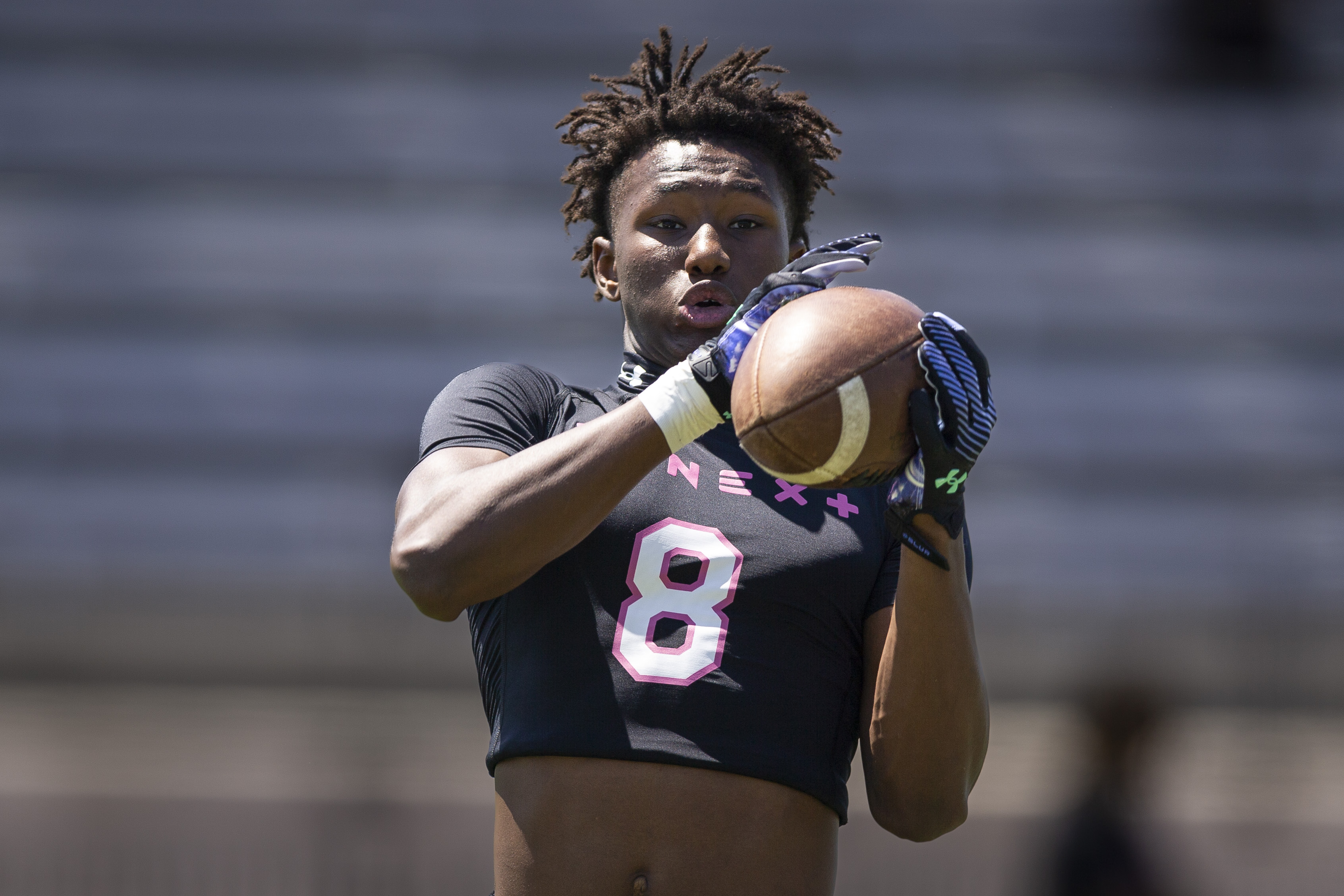 Defensive stars at the Under Armour Next Football Camp Series in ...