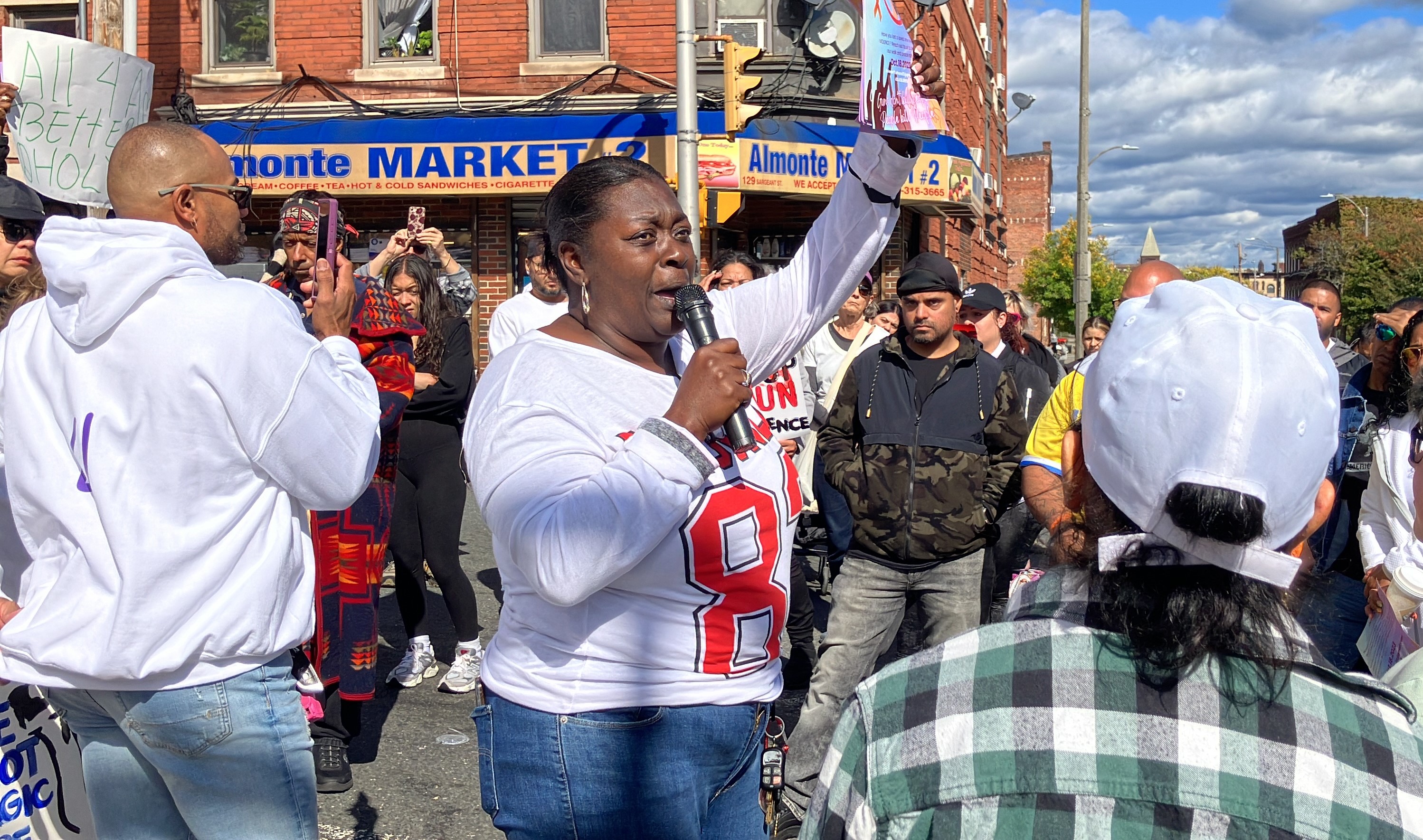 Holyoke holds peace march after pregnant woman struck by stray bullet ...