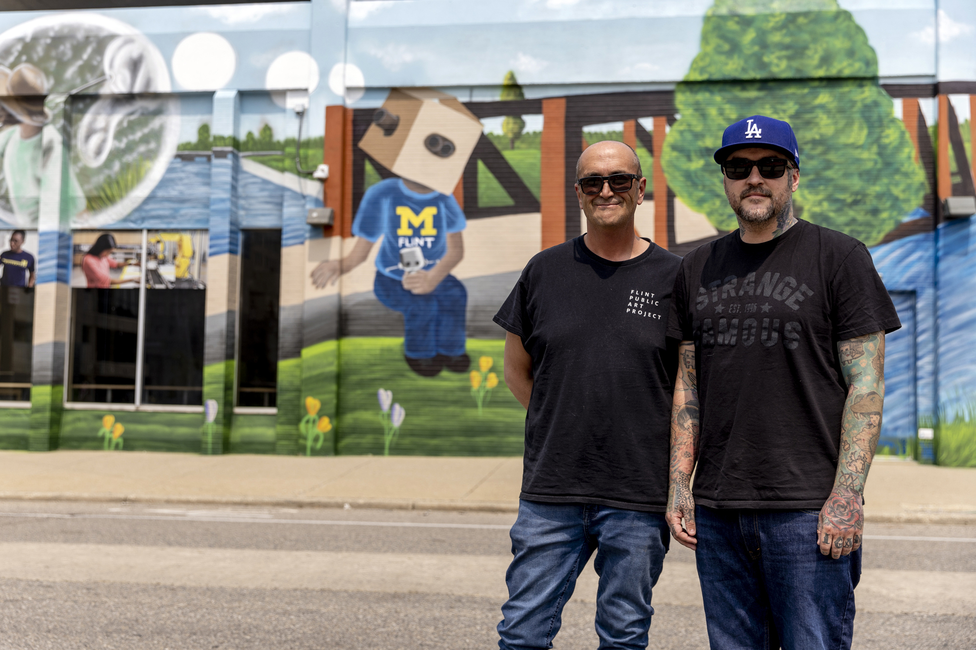 Flint artist Johnny Fletcher adds pop of color at UM-Flint with newest ...