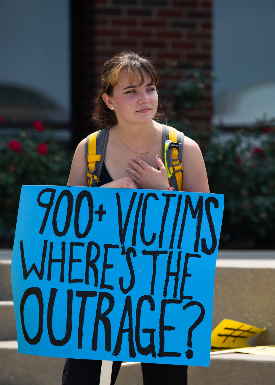 University of Michigan Students Against Sexual Assault protest at ...