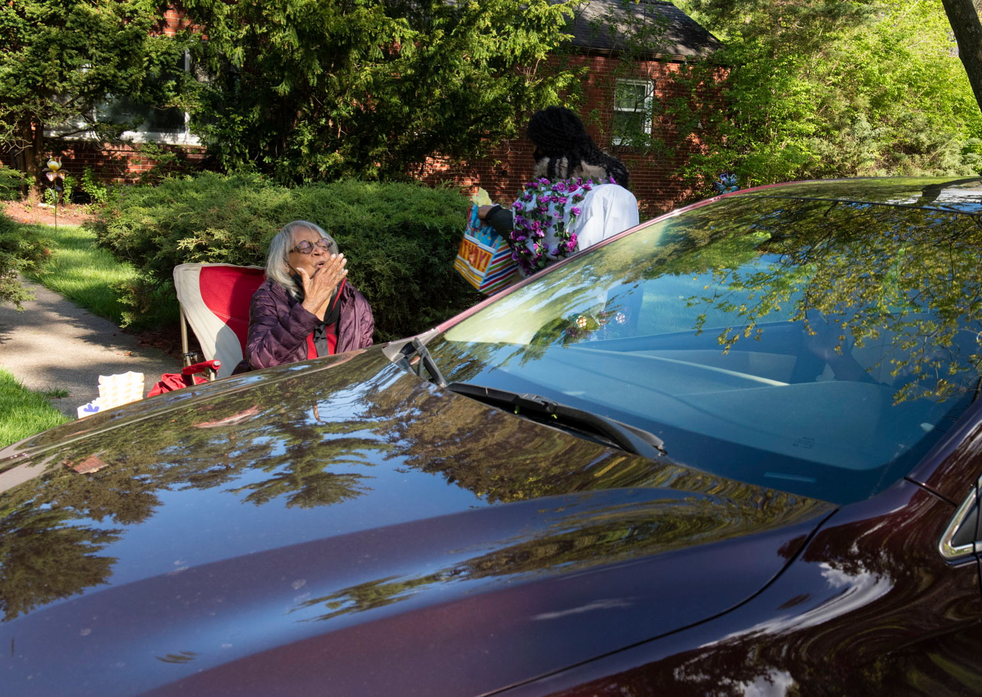 Drive by birthday celebration for woman who continues to serve her ...