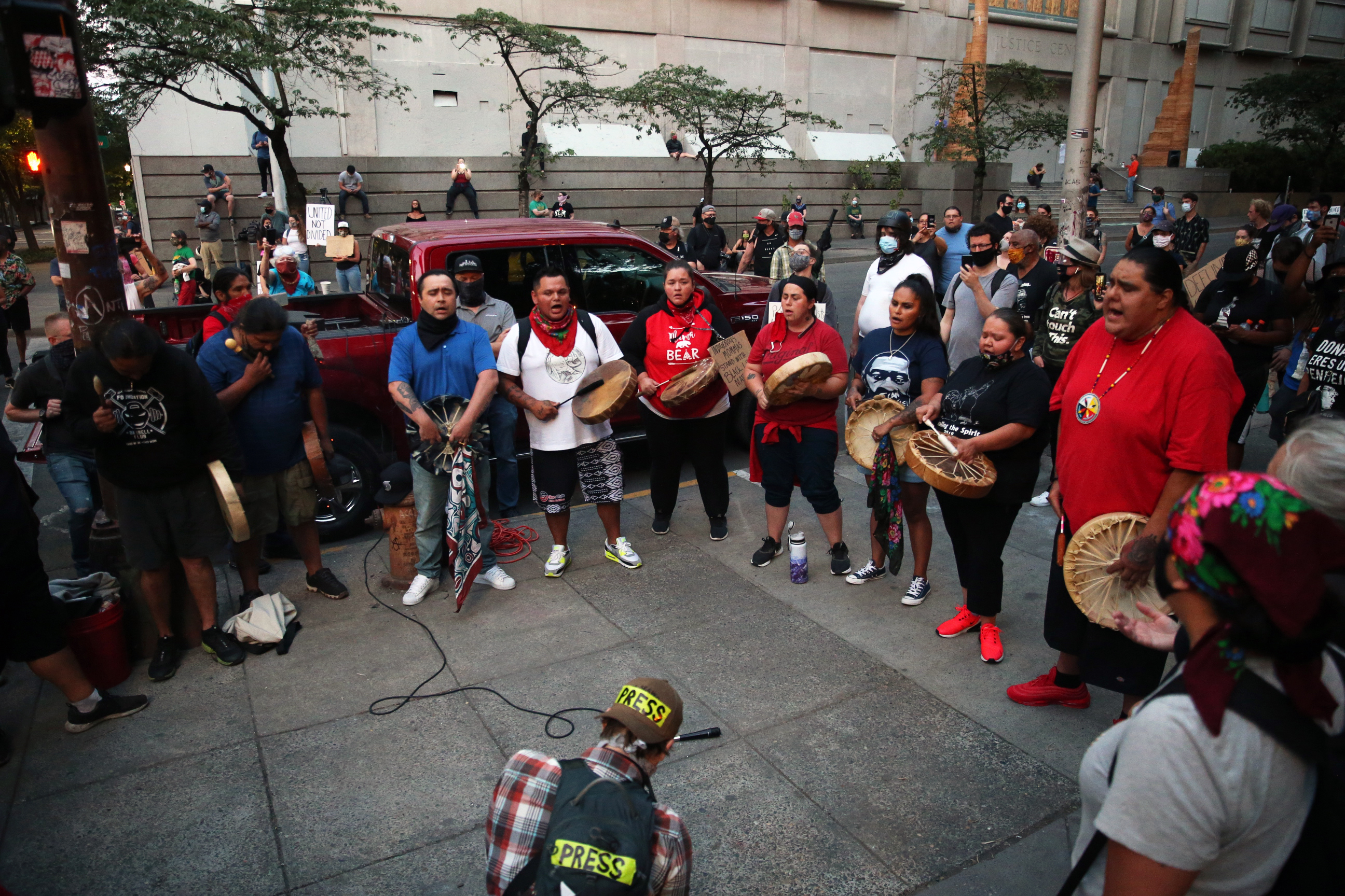 Portland protests continue for 62nd day on July 28, 2020 - oregonlive.com