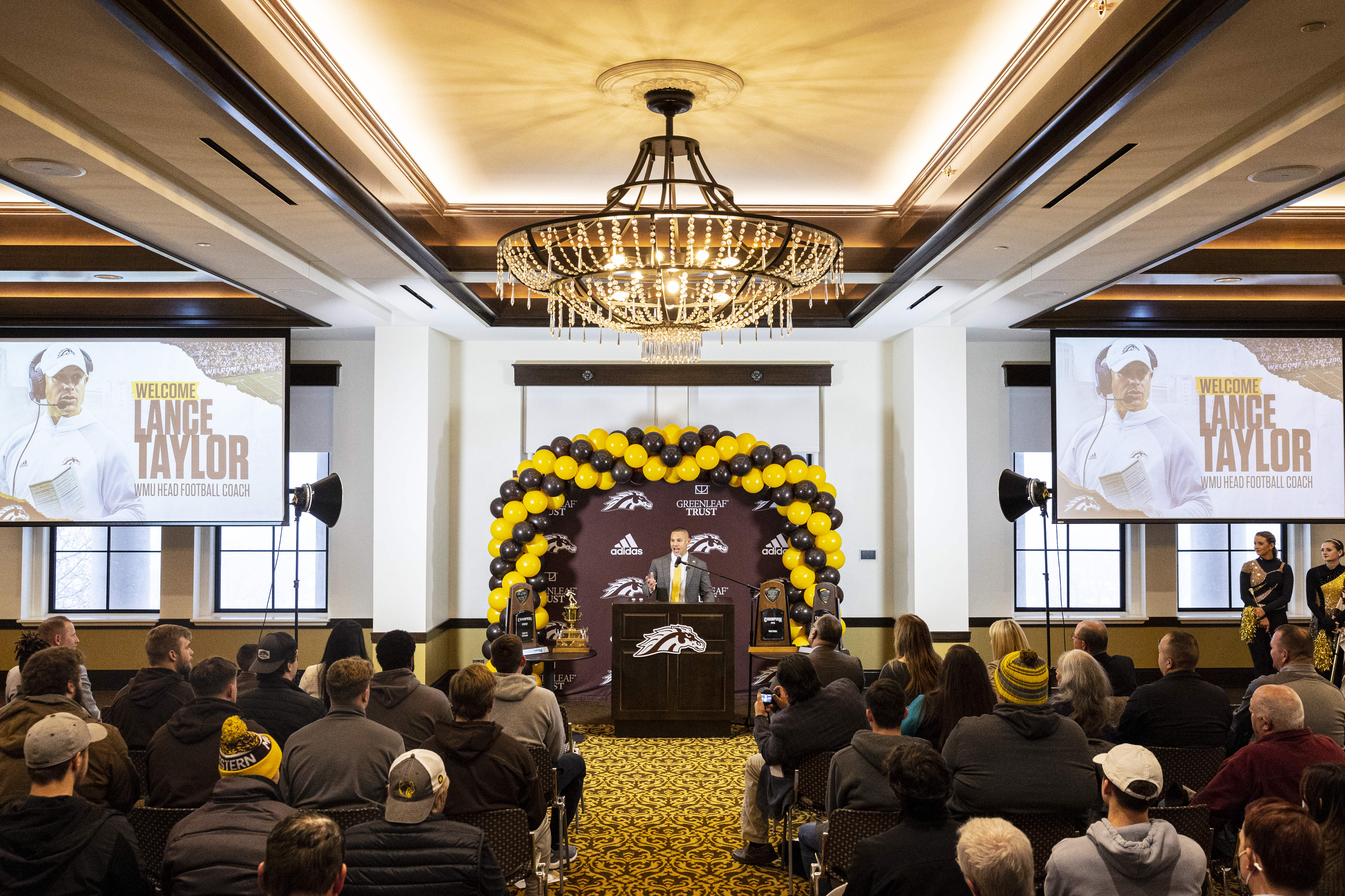 Western Michigan football introduces new head coach Lance Taylor ...