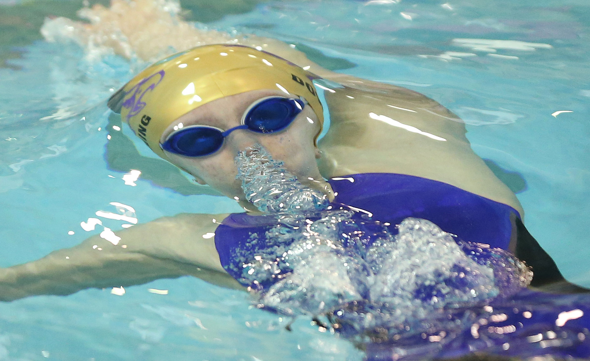 Division I high school girls Swimming Championships, February 26, 2021 ...
