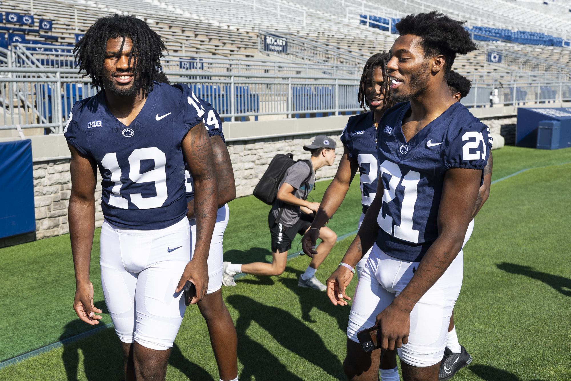 Penn State freshmen at football picture day - pennlive.com