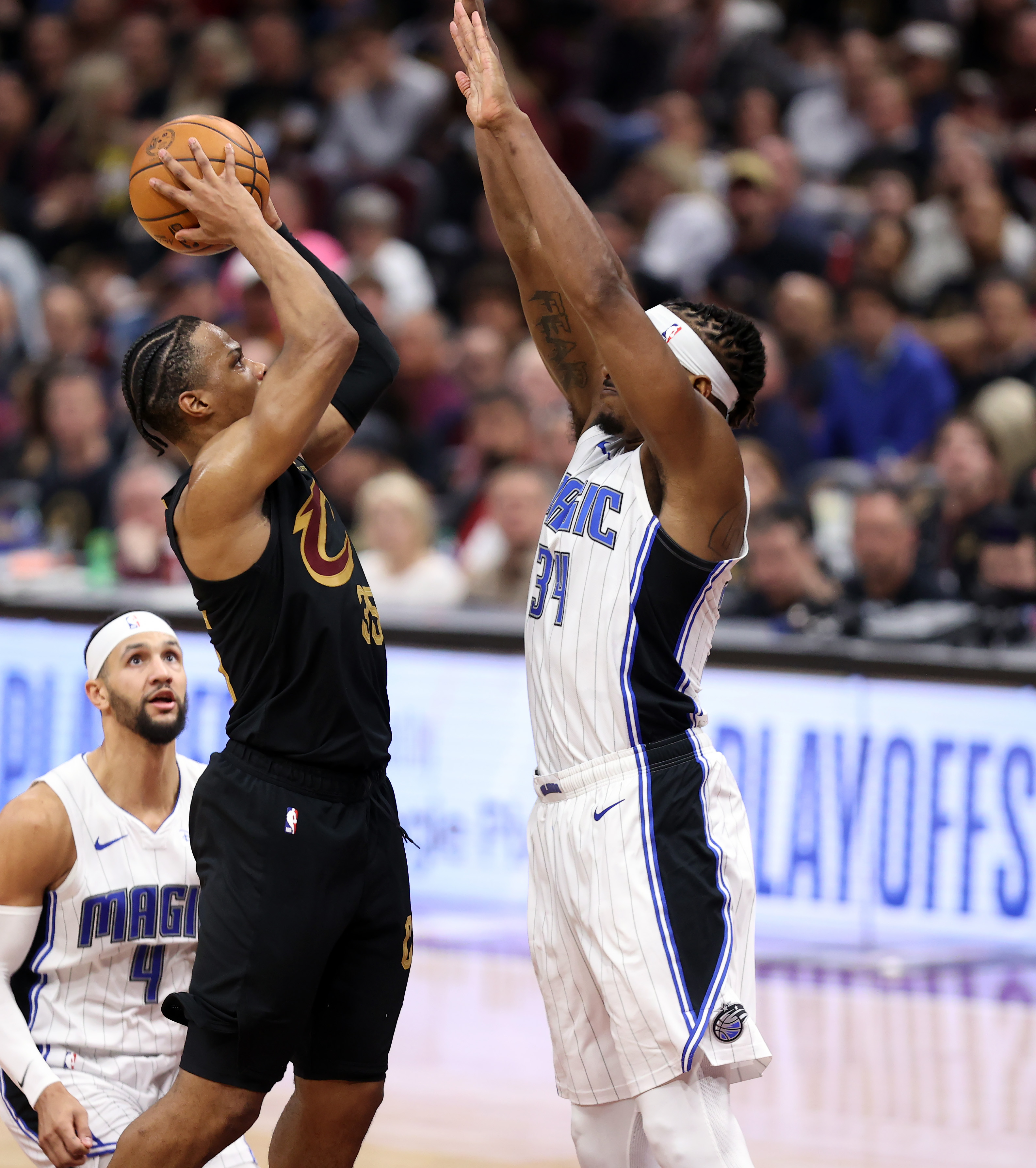 Cleveland Cavaliers vs. Orlando Magic, NBA playoffs round 1, game 5 ...
