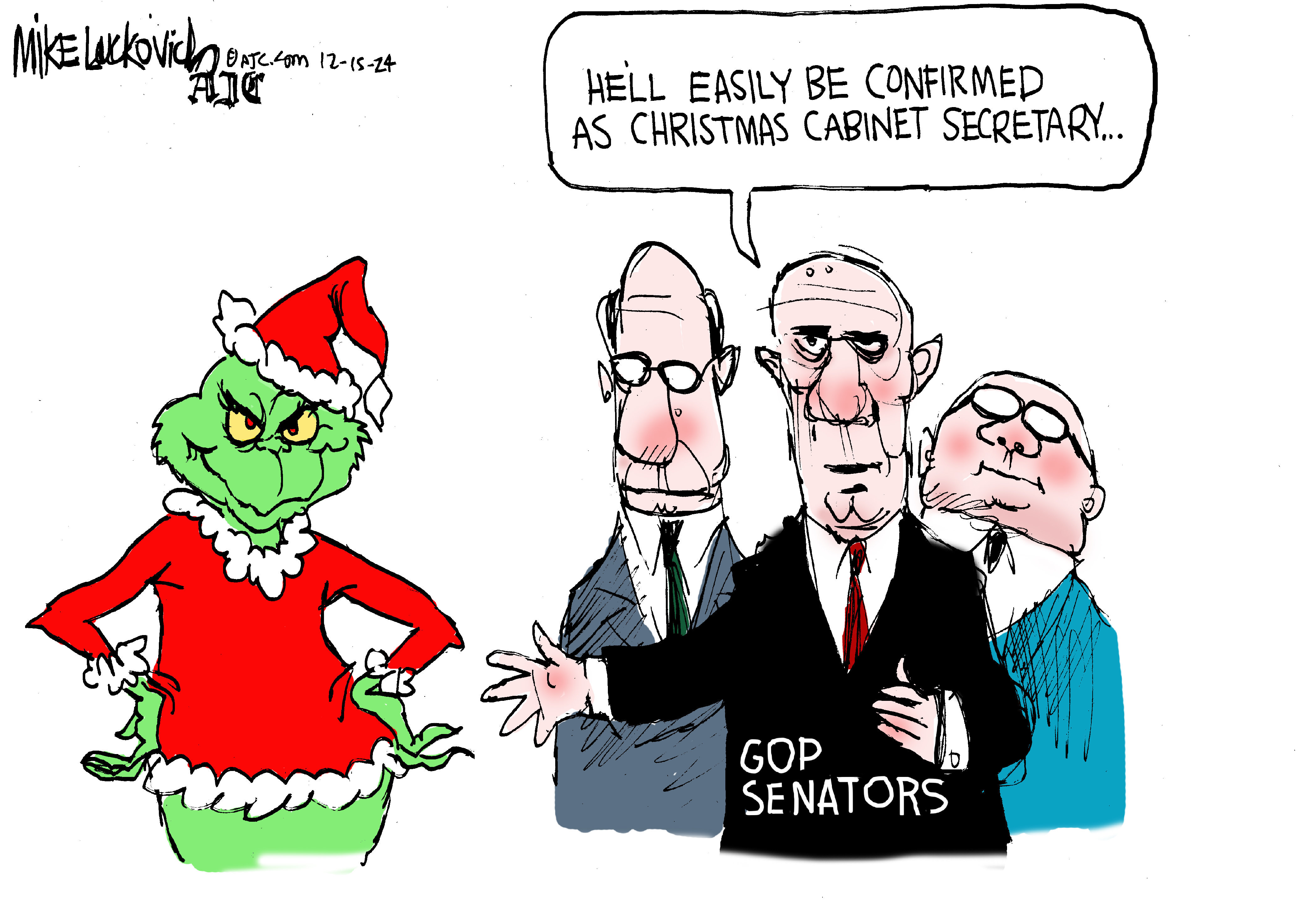 Editorial cartoons for Dec. 15, 2024 - oregonlive.com