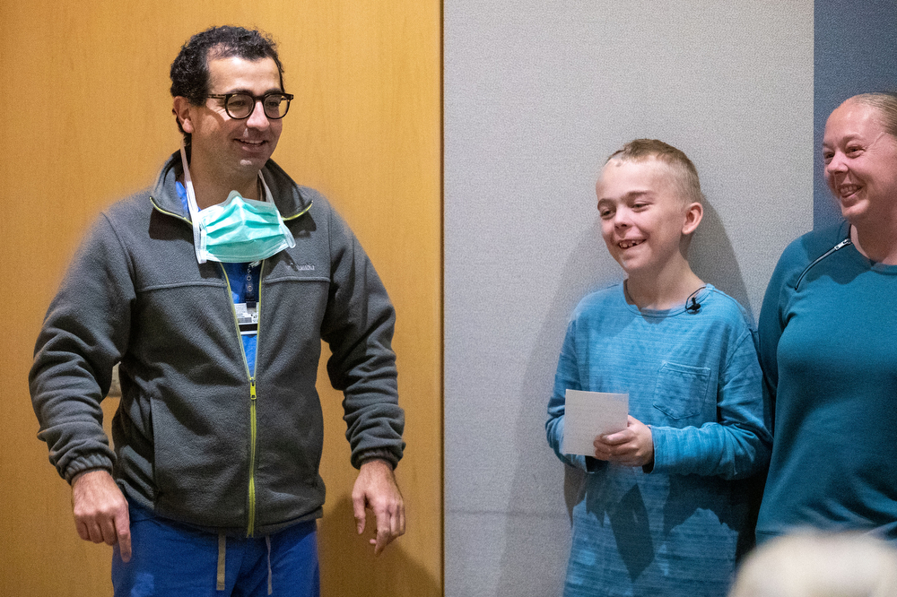 Family presents Hershey doctor with $23K after he saved the life of ...