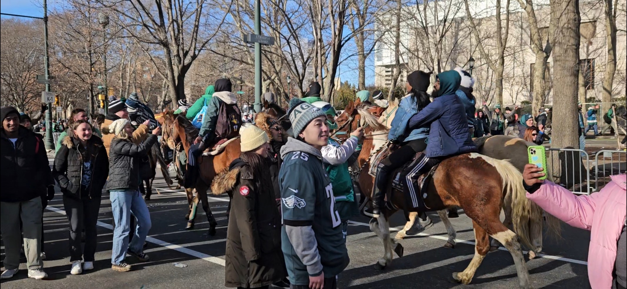 Scenes from the parade celebrating the Philadelphia Eagles' 2025 Super ...