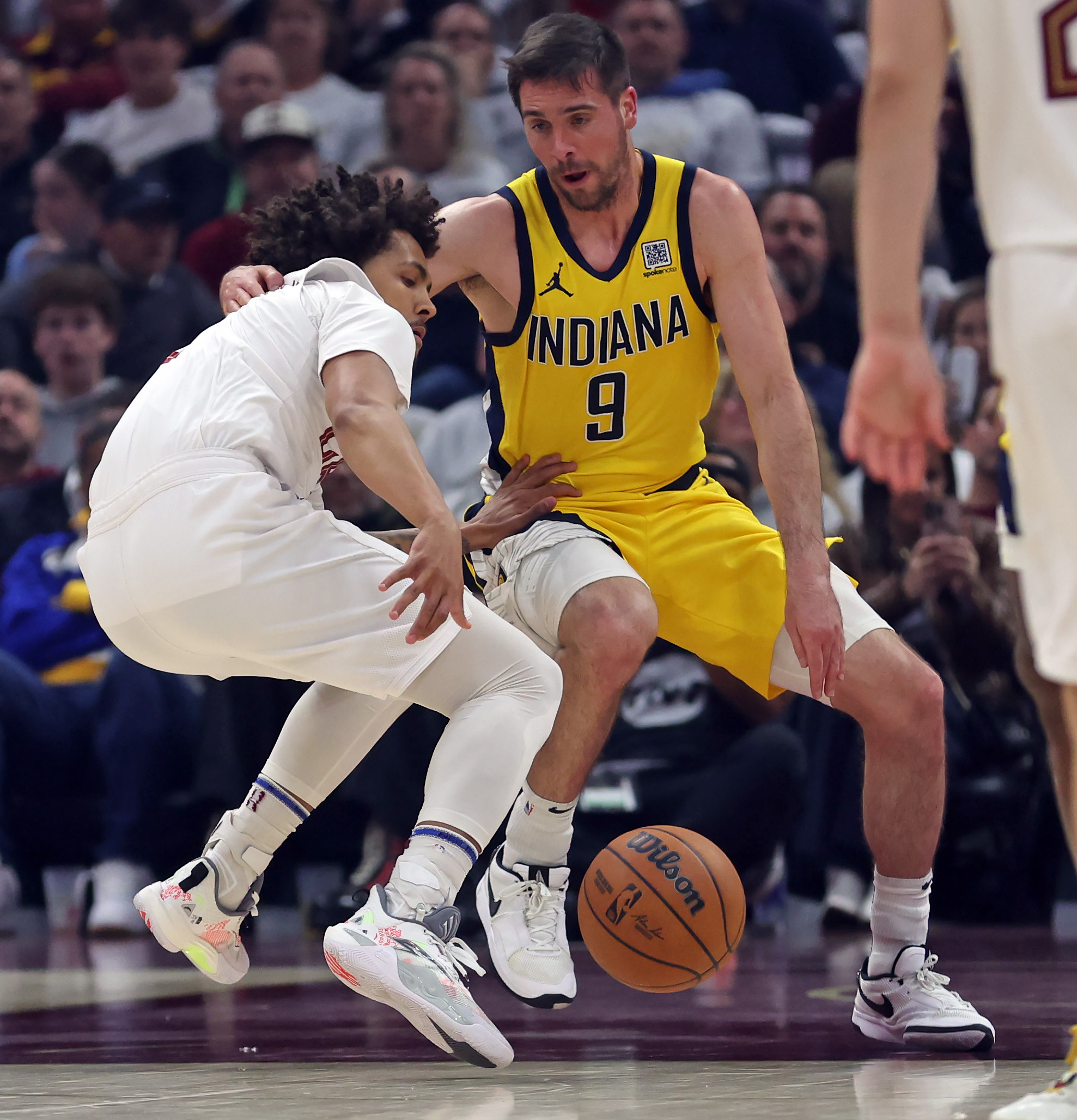 Cleveland Cavaliers vs. Indiana Pacers in game 2 of the Eastern ...