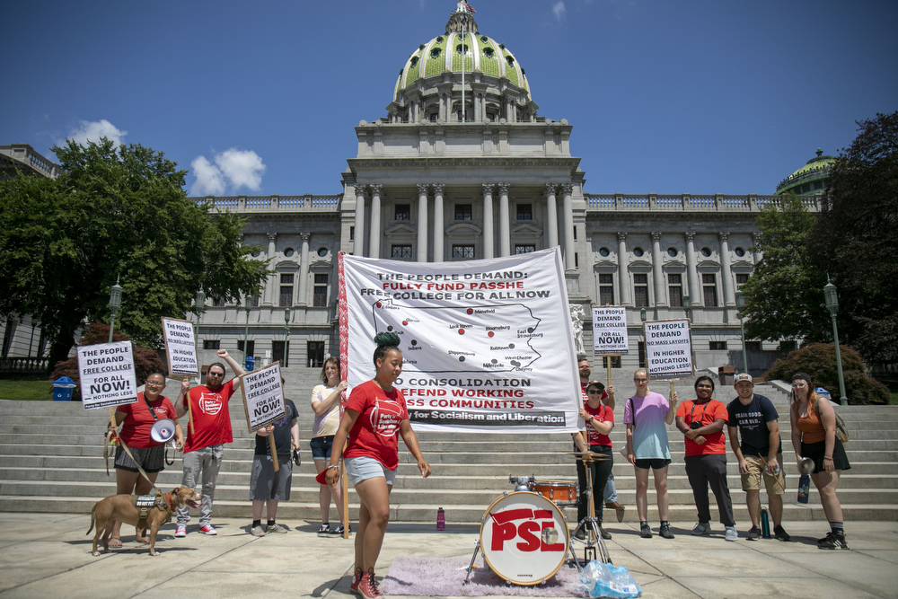 Protest against Pennsylvania State System consolidation - pennlive.com