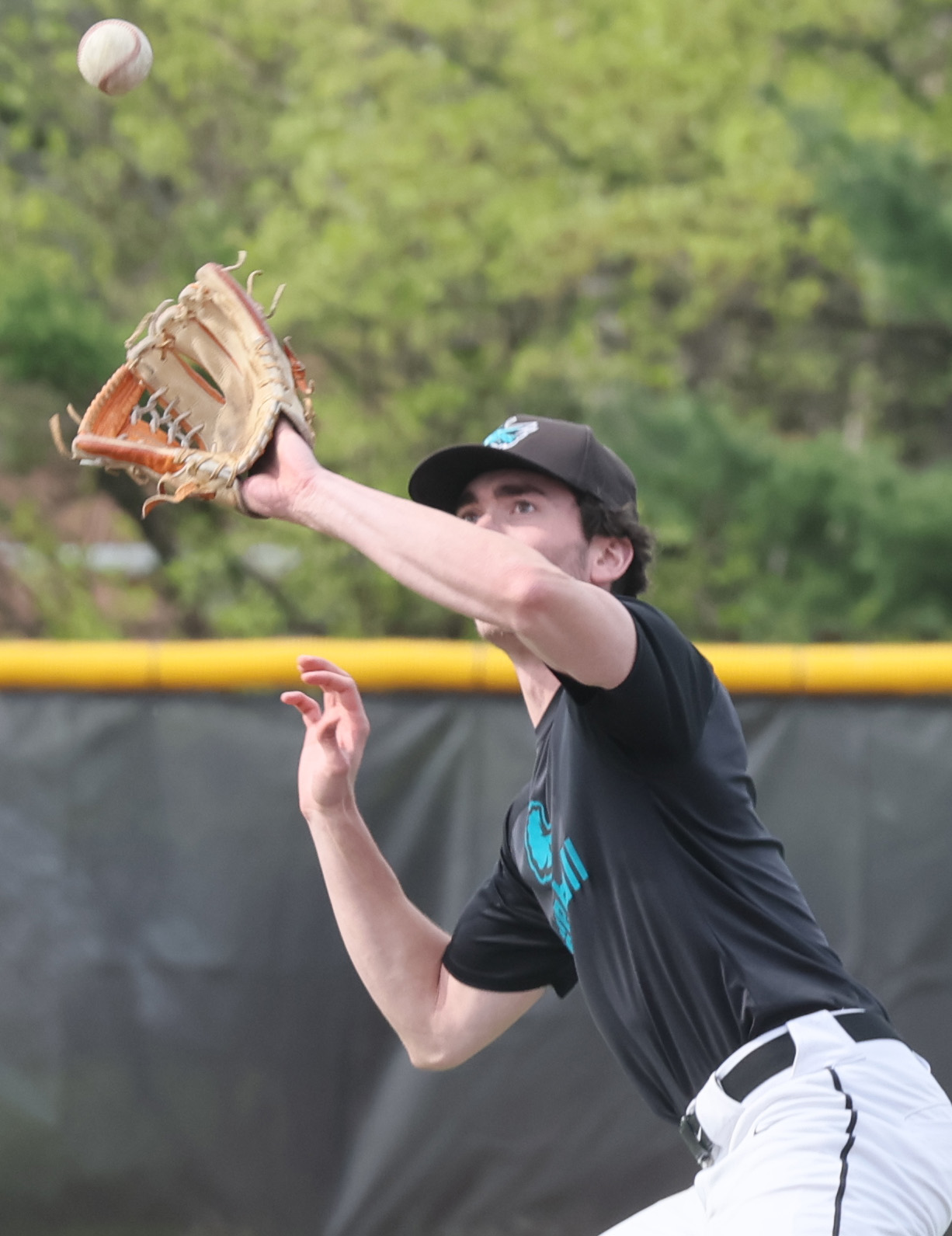 The Tri-C Triceratops baseball team practices before the start of their ...