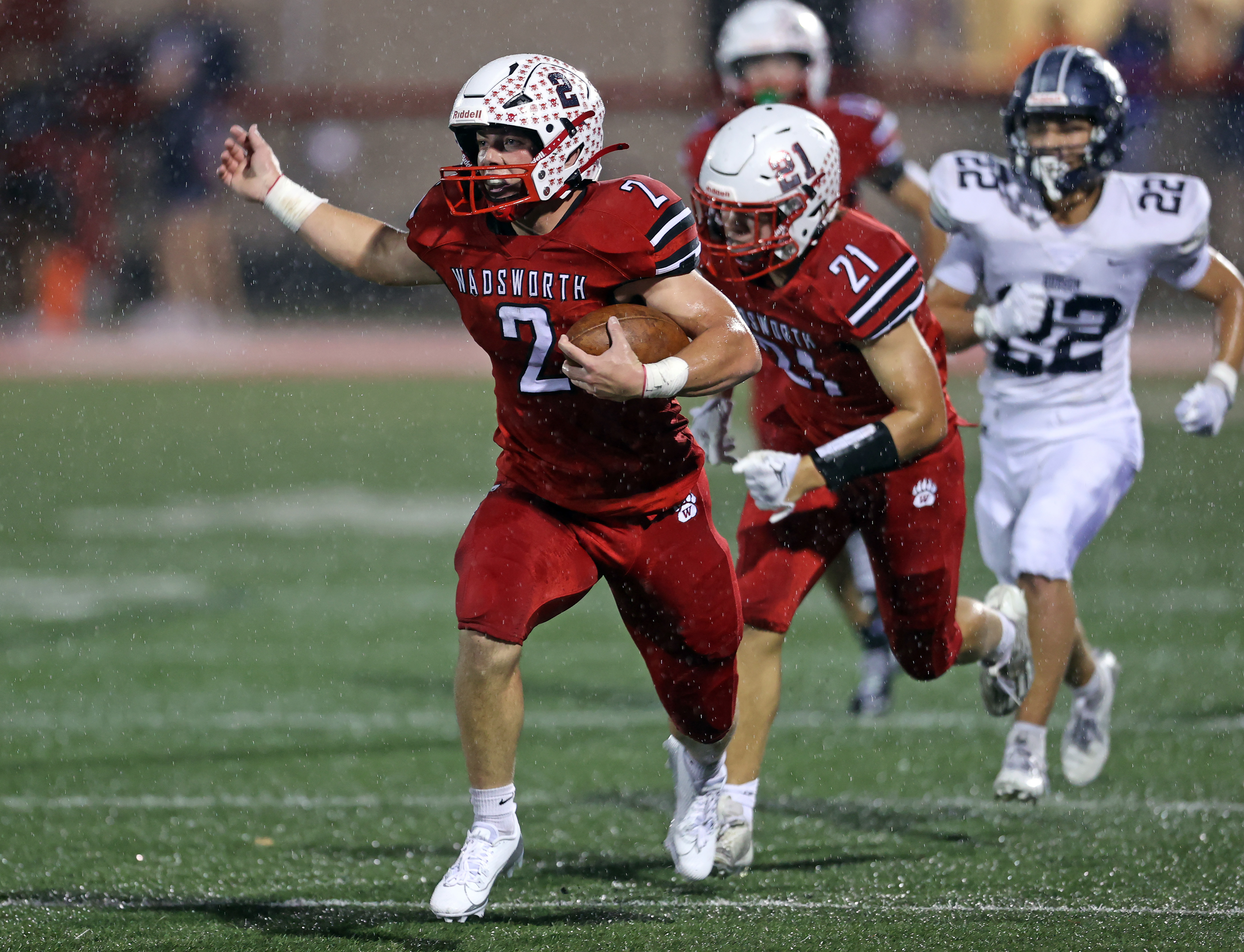 High school football; Hudson at Wadsworth, September 27, 2024 ...