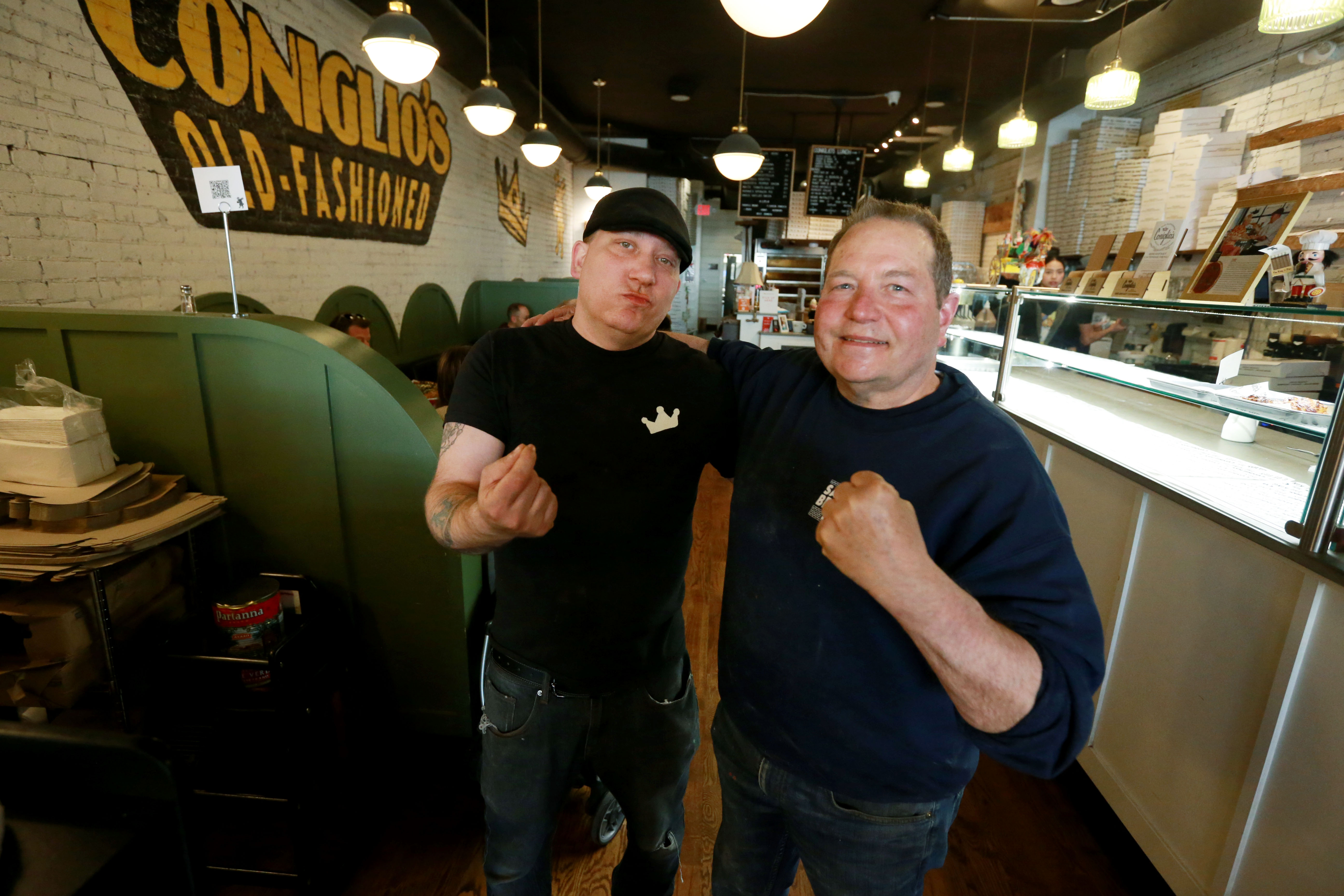 Pizza maker Al Santillo is making pizza at Coniglio’s as his place is ...