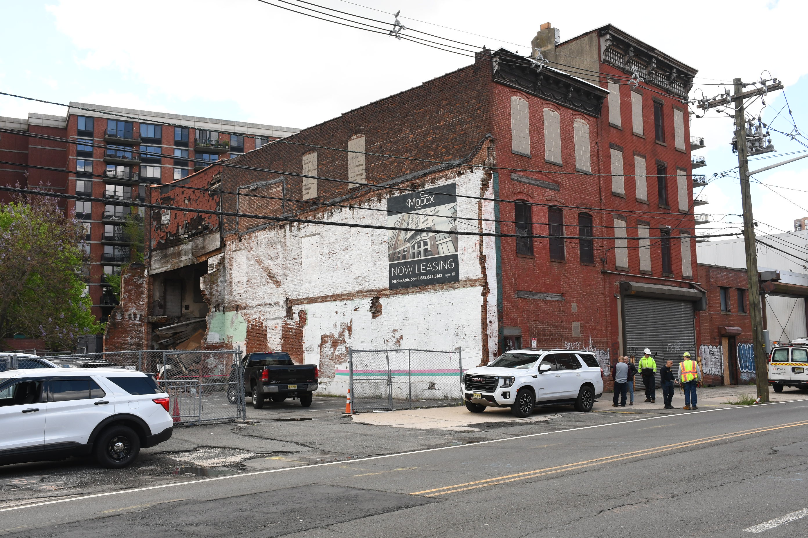 Partial collapse of building at 511 Newark St., Hoboken - nj.com