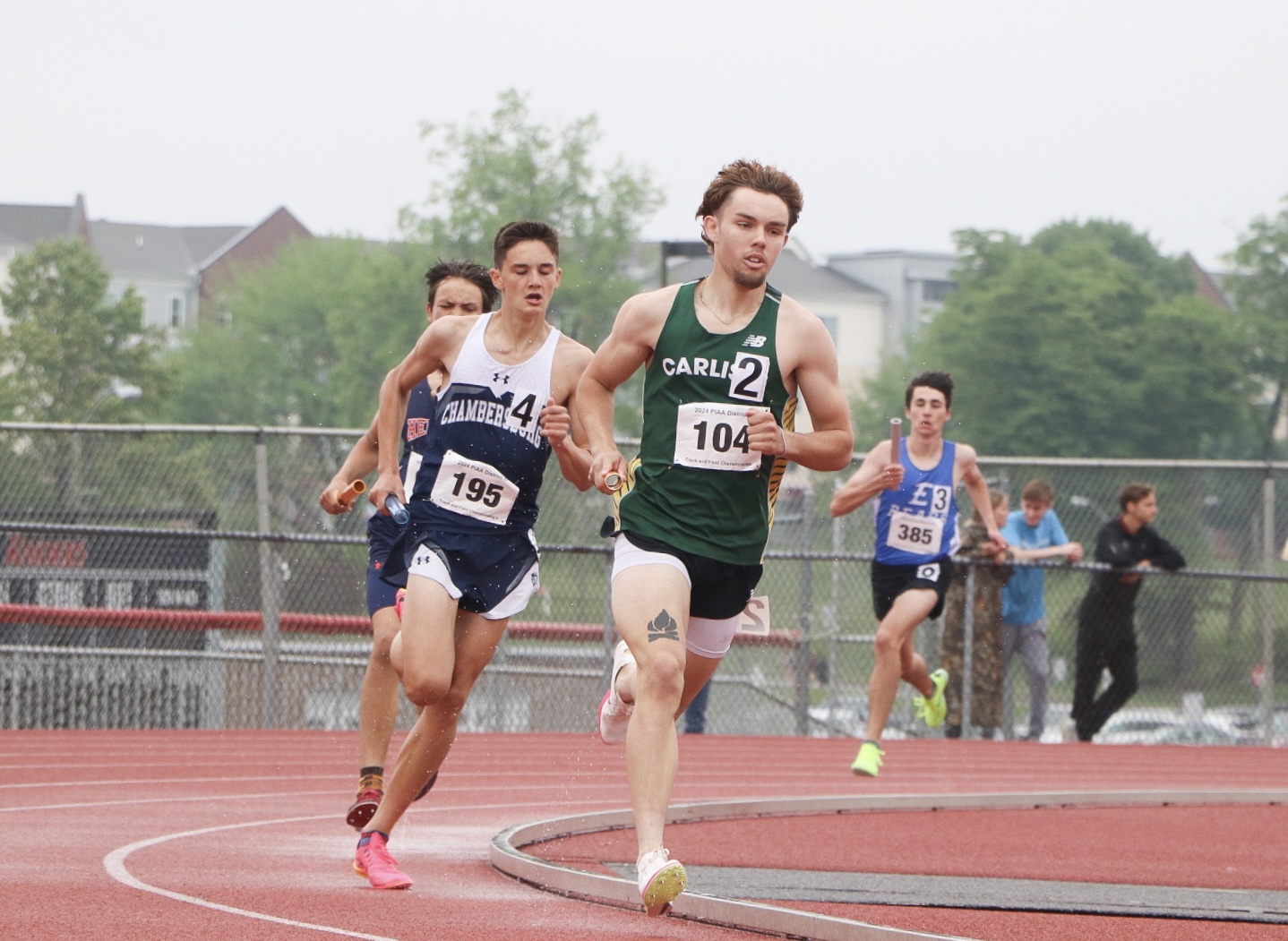 Mid-Penn Conference athletes compete during the 2024 District 3 track ...