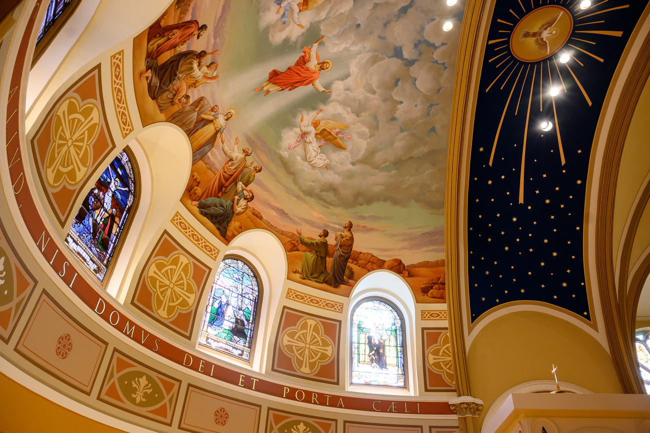 St. Thomas the Apostle Church reveals new murals, renovated space ...