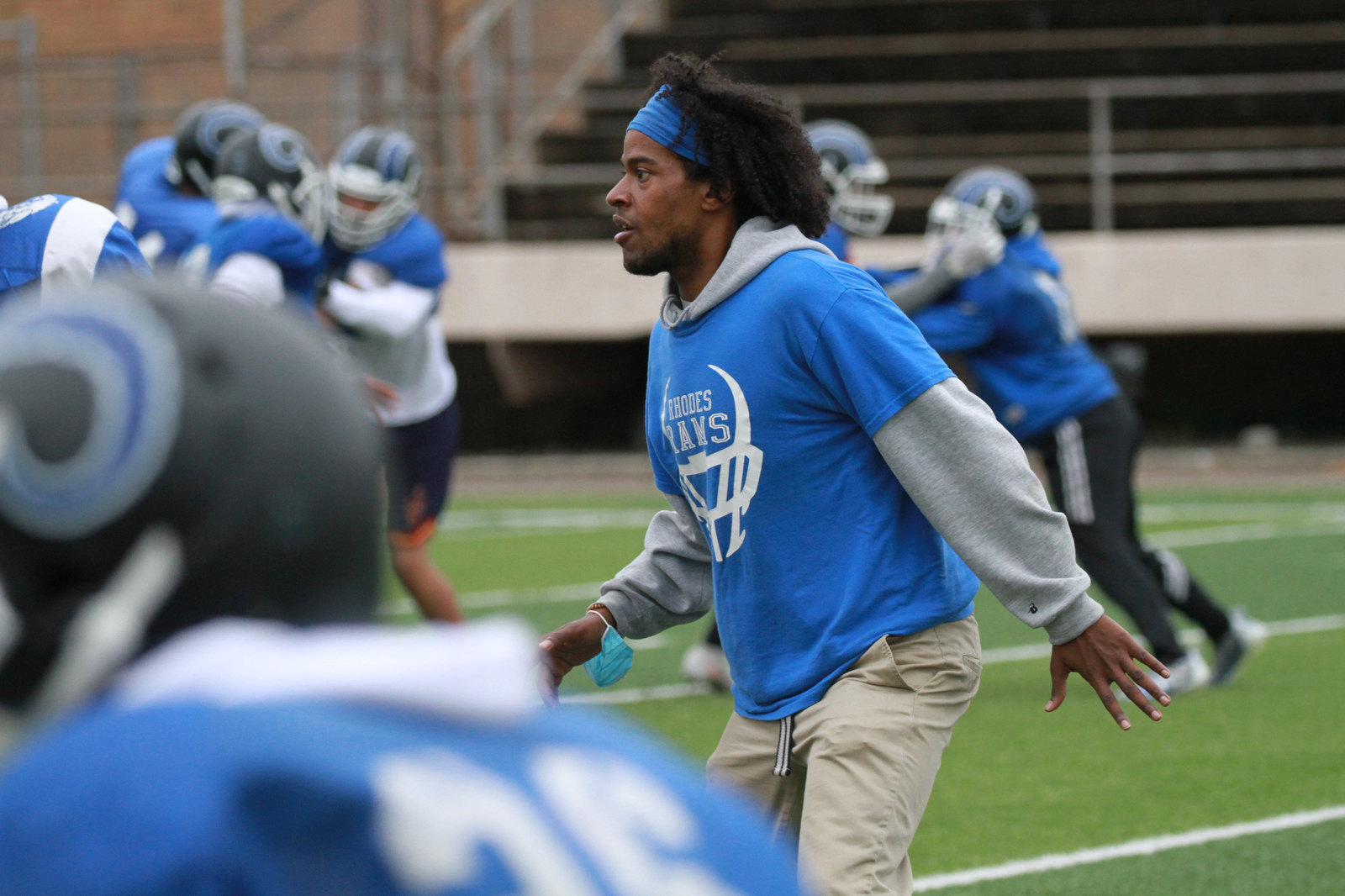 Rhodes High School football team makes the playoffs for the first time ...
