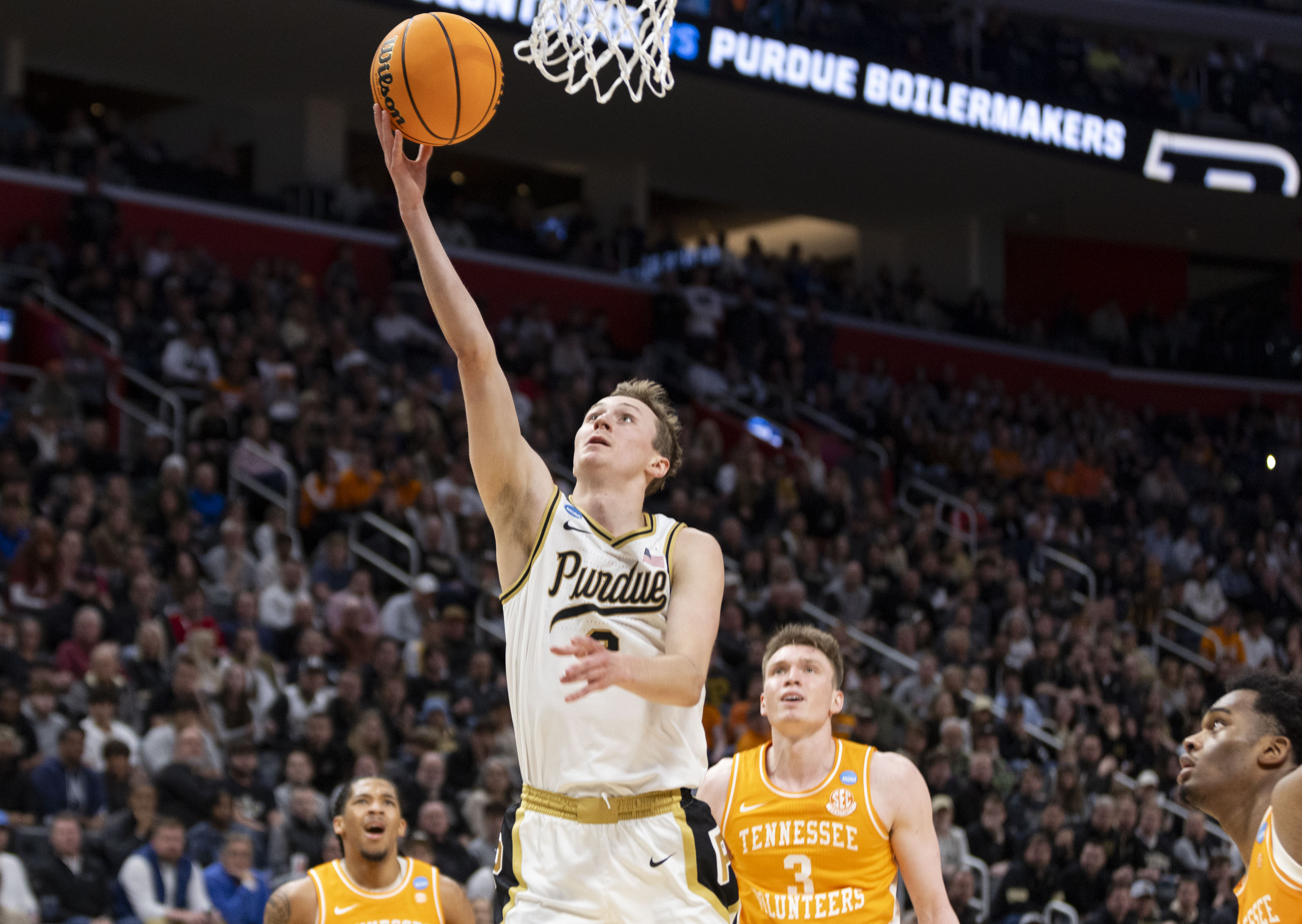 See photos as Purdue basketball defeats Tennessee 72-66 in Detroit ...