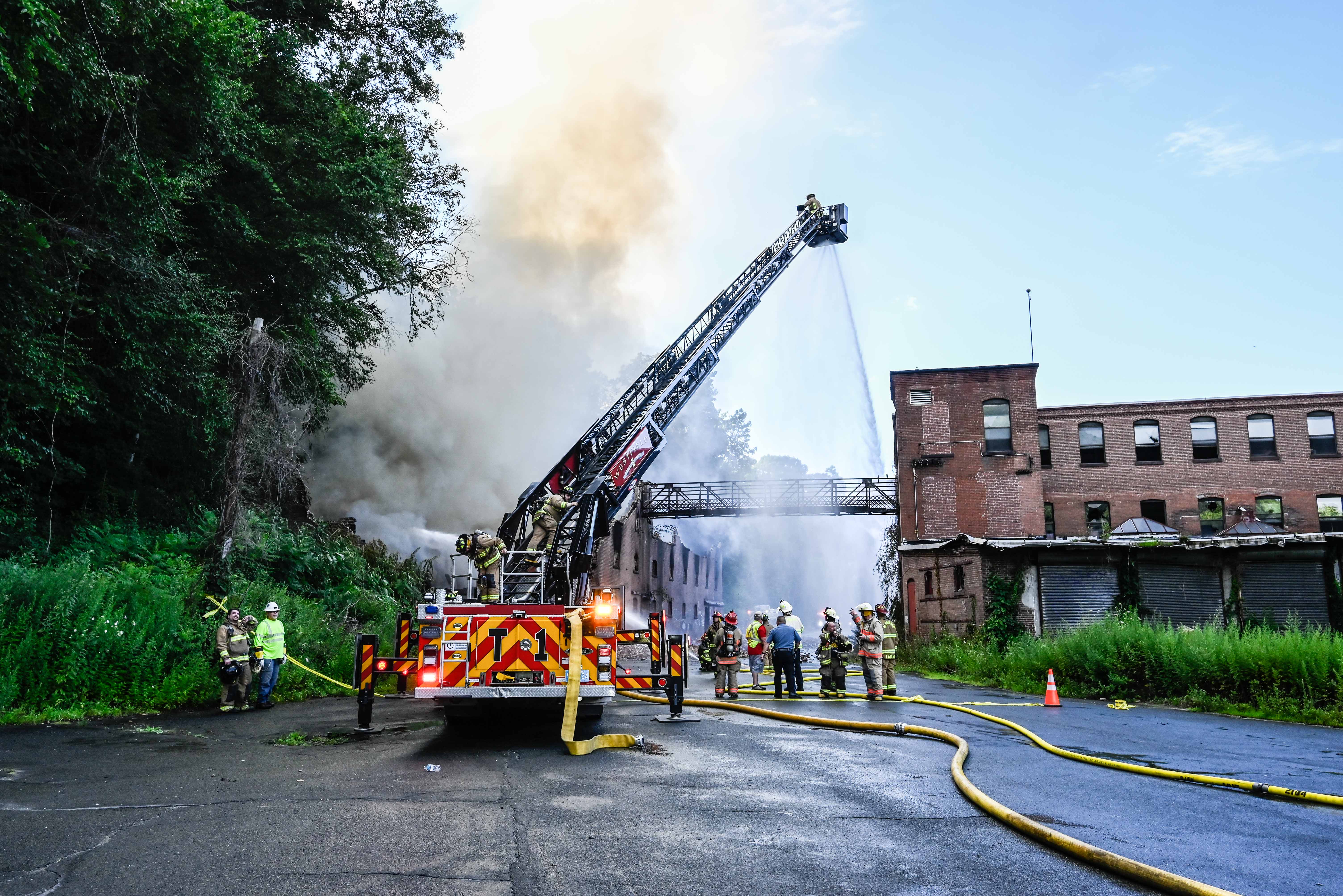 Strathmore Mill Fire in Russell - masslive.com