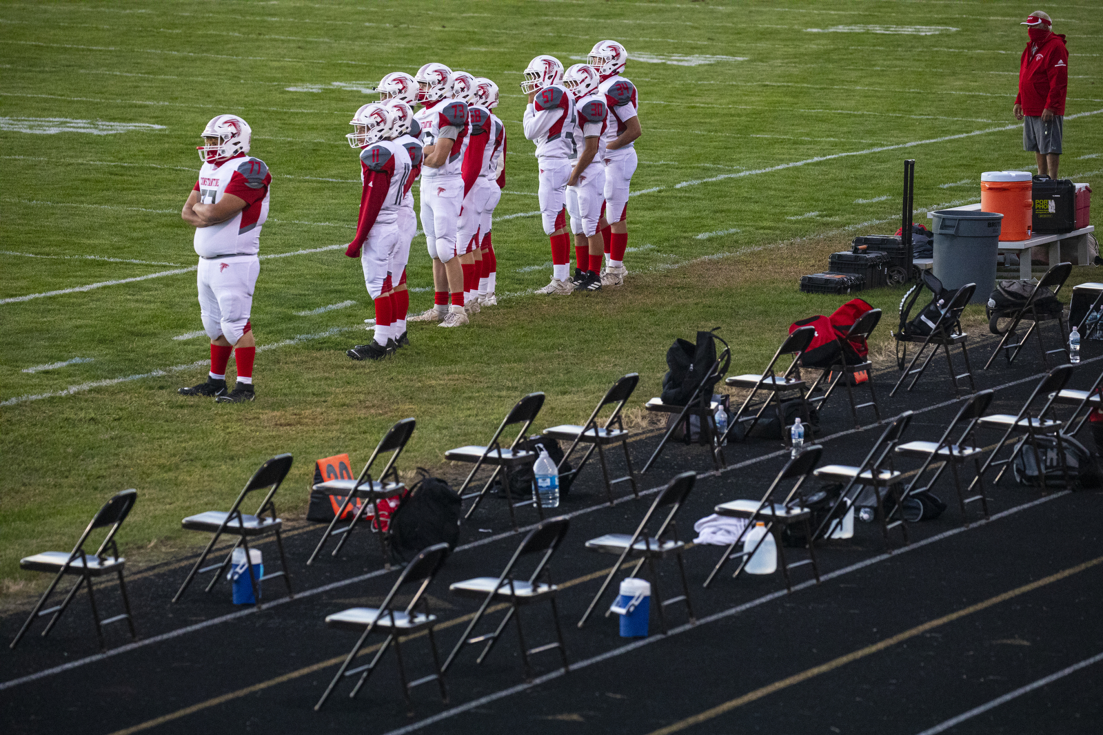 Empty stands under Friday night lights - mlive.com