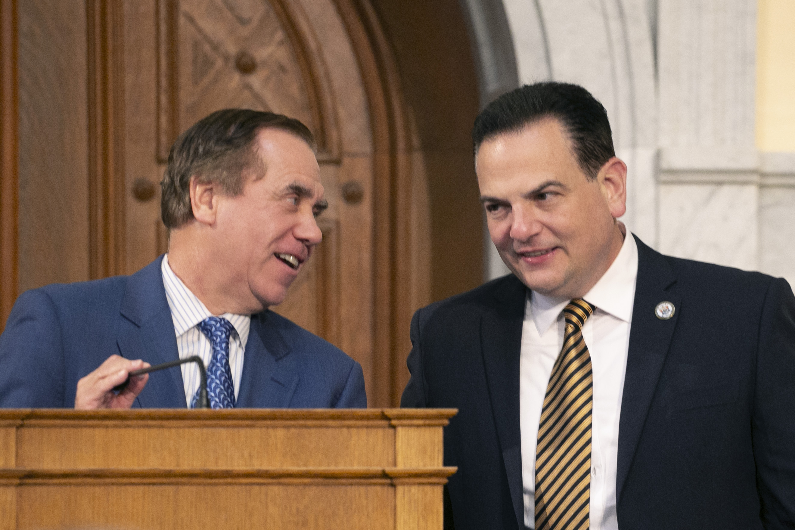 Gov. Phil Murphy gives his 2023 budget address at the Statehouse - nj.com