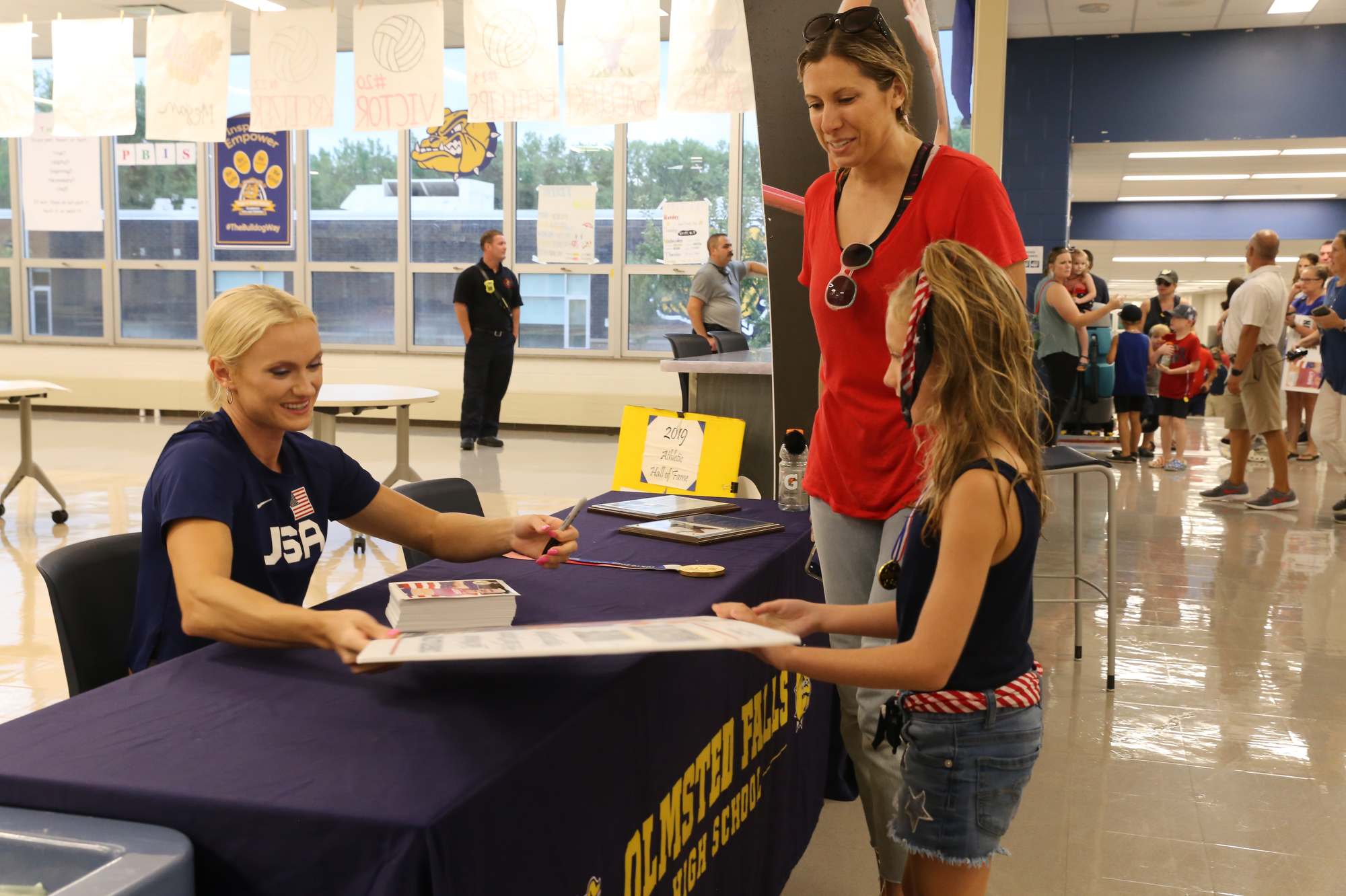 Olympic gold medalist Katie Nageotte visits Olmsted Falls HS ...