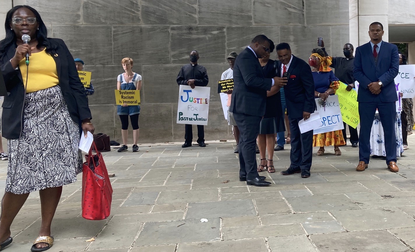 Rally and press conference for Alabama pastor Michael Jennings - al.com