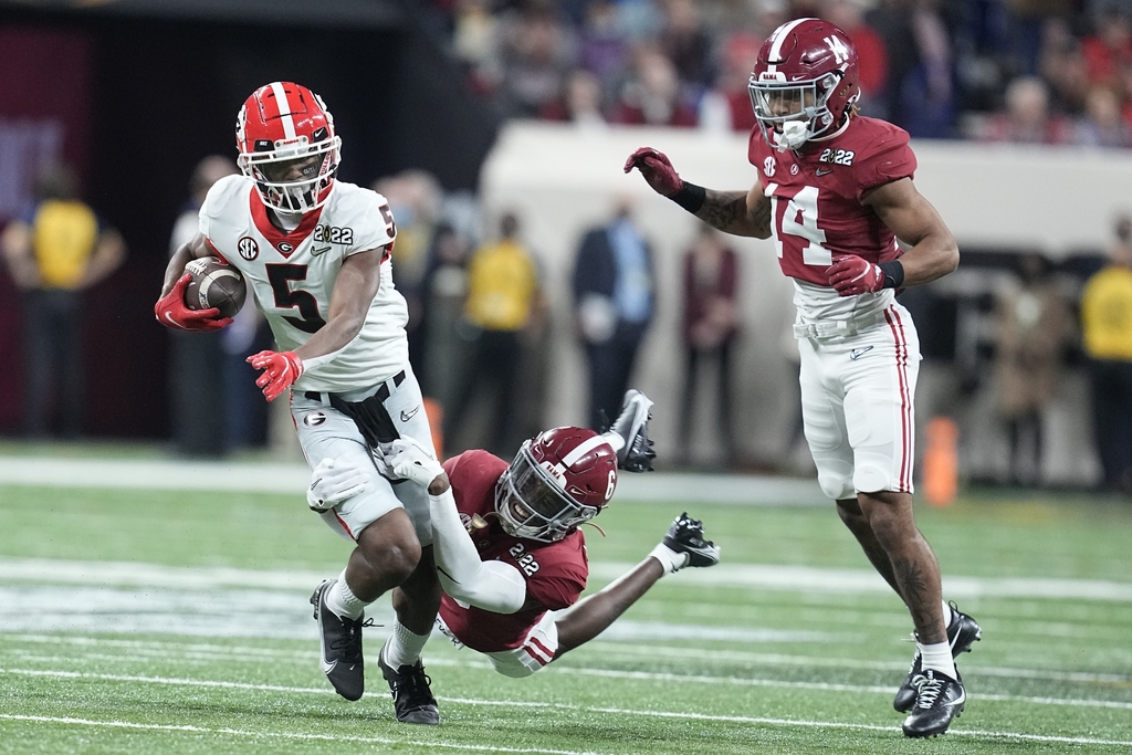 Alabama vs. Georgia in CFP national championship, Jan. 10, 2022 ...