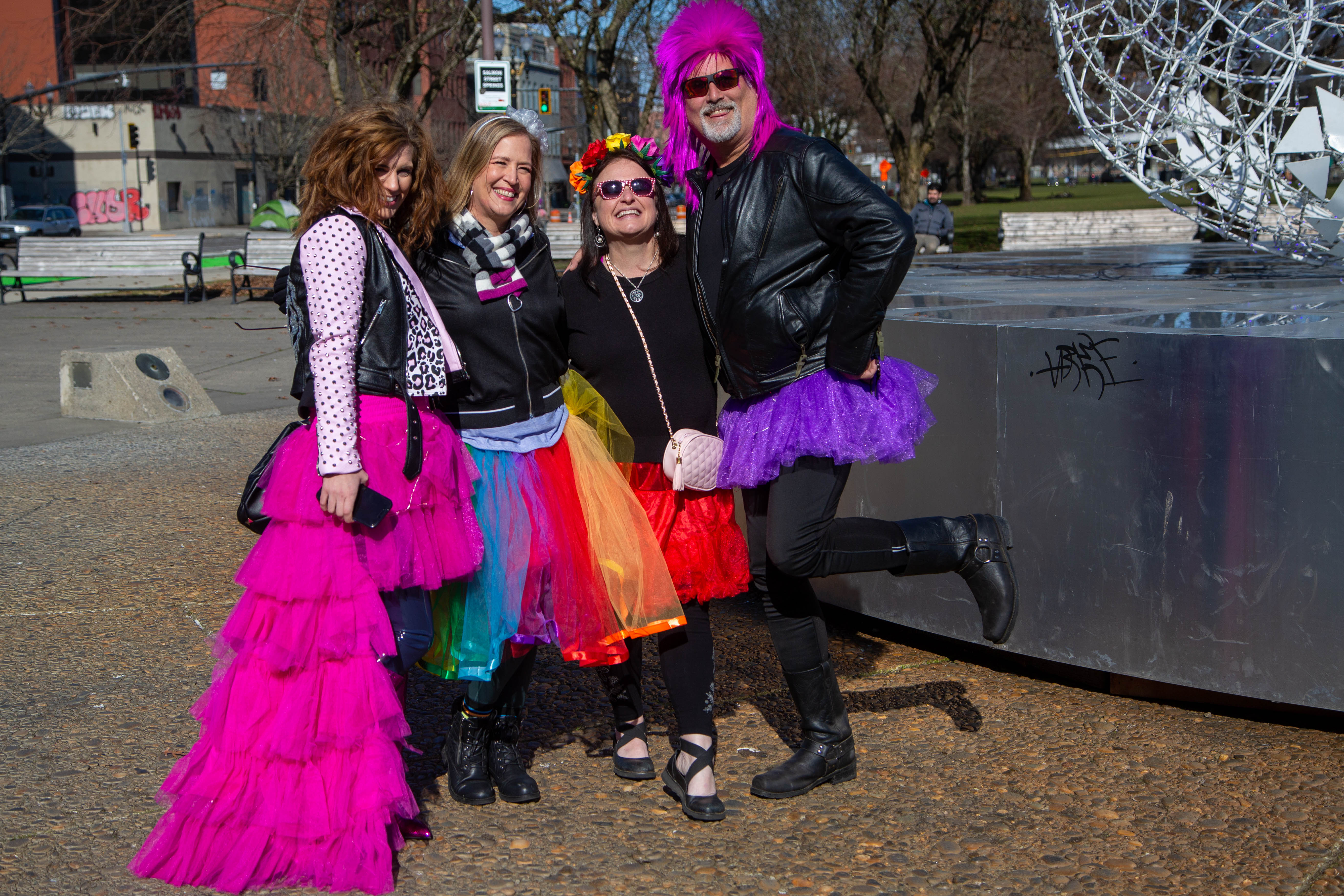 Tutu Tuesday celebrates 2/22/22 in downtown Portland - oregonlive.com