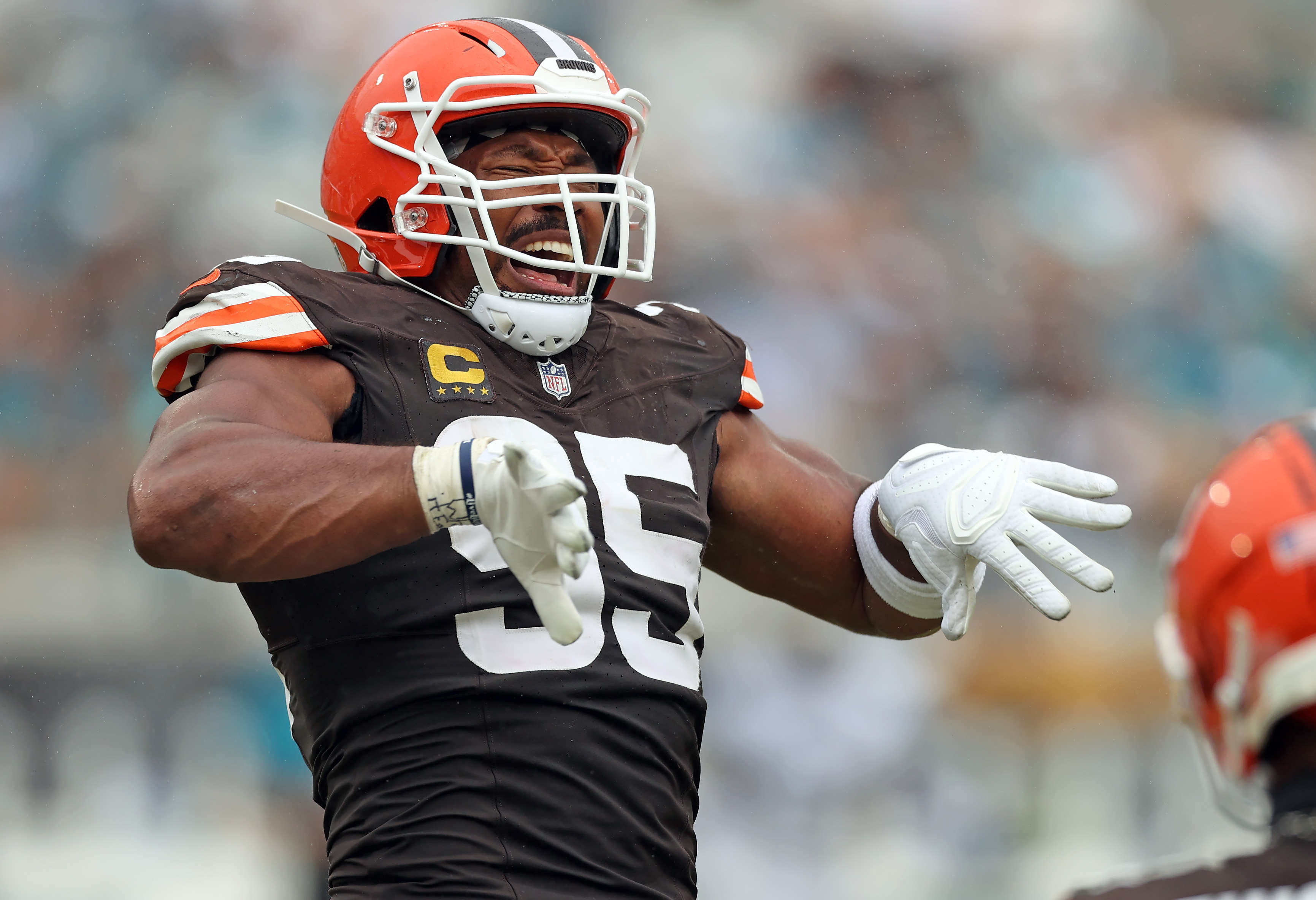 Cleveland Browns Myles Garrett vs. Jacksonville Jaguars, September 15 ...