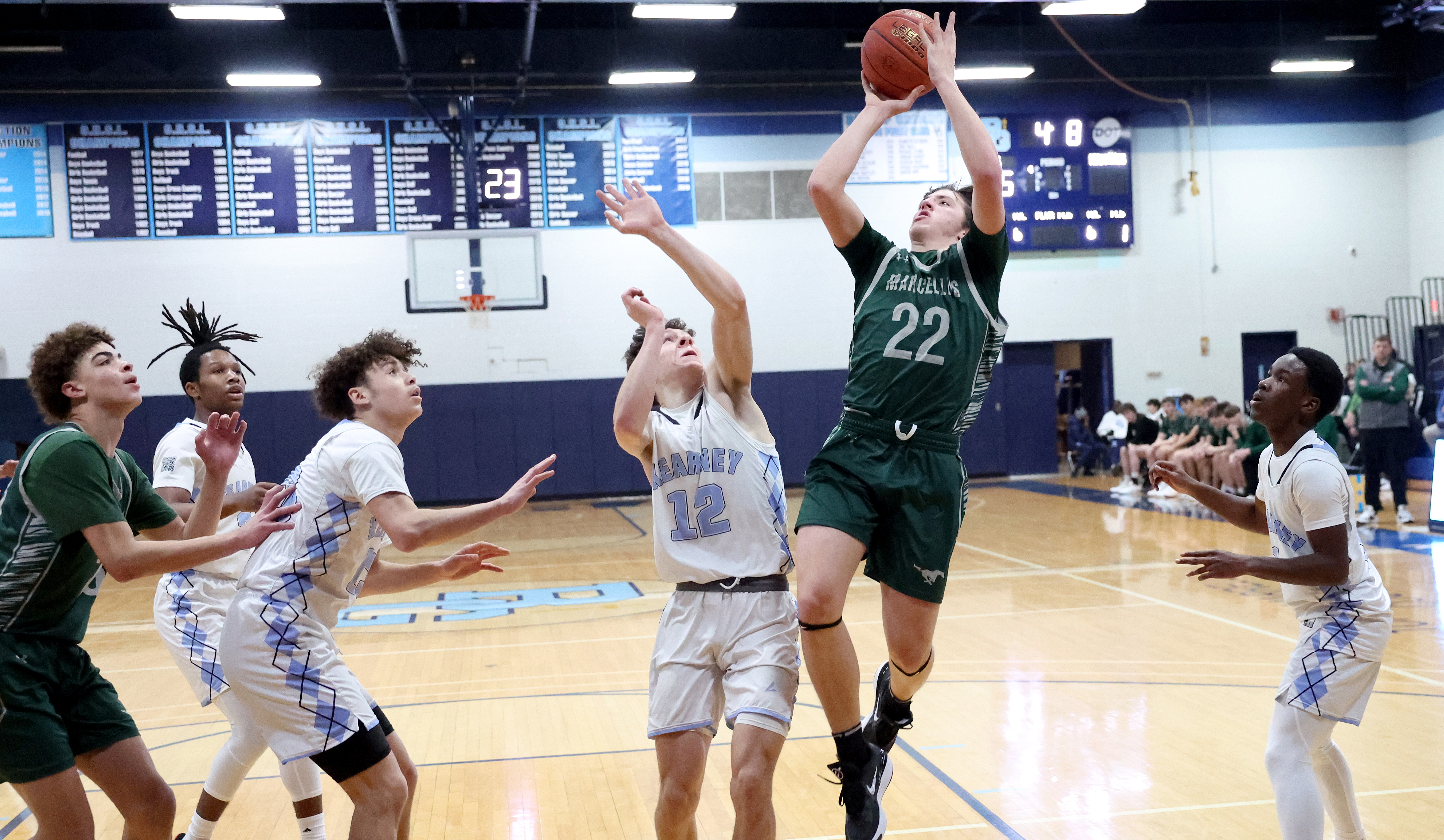 High School Boys Basketball 2023-24: Marcellus vs Bishop Kearney ...