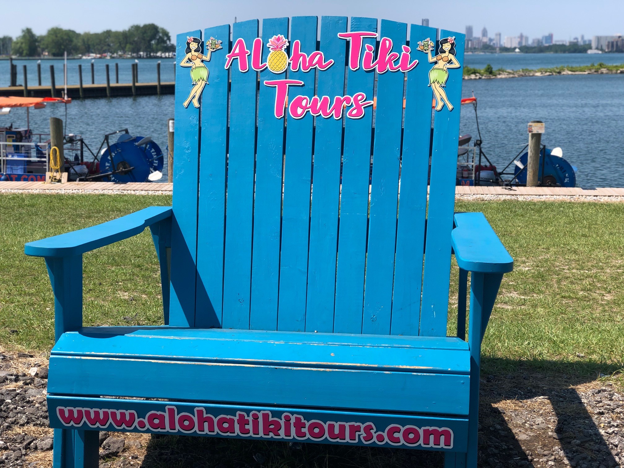 Aloha Tiki Tours floating Tiki bar boats - mlive.com