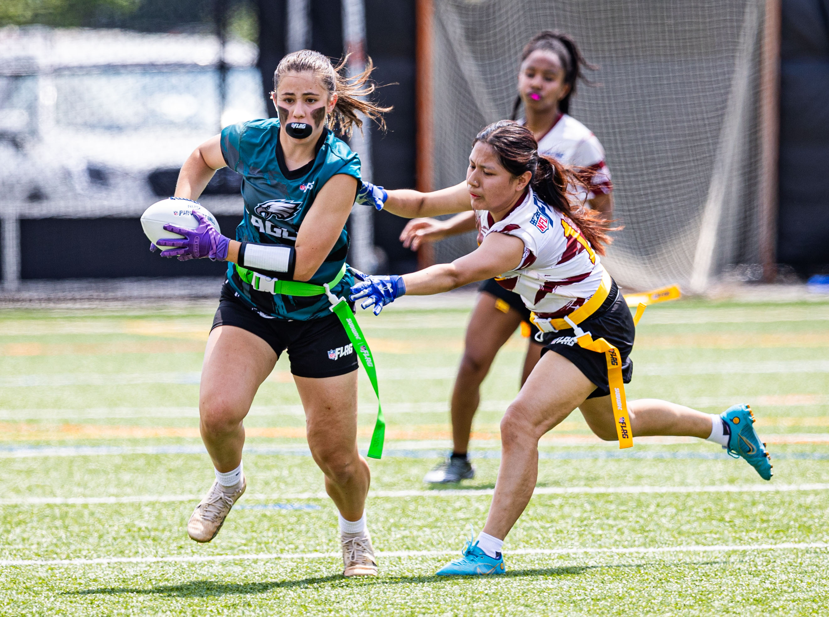 First round of the Big 33 girls flag football tournament - pennlive.com