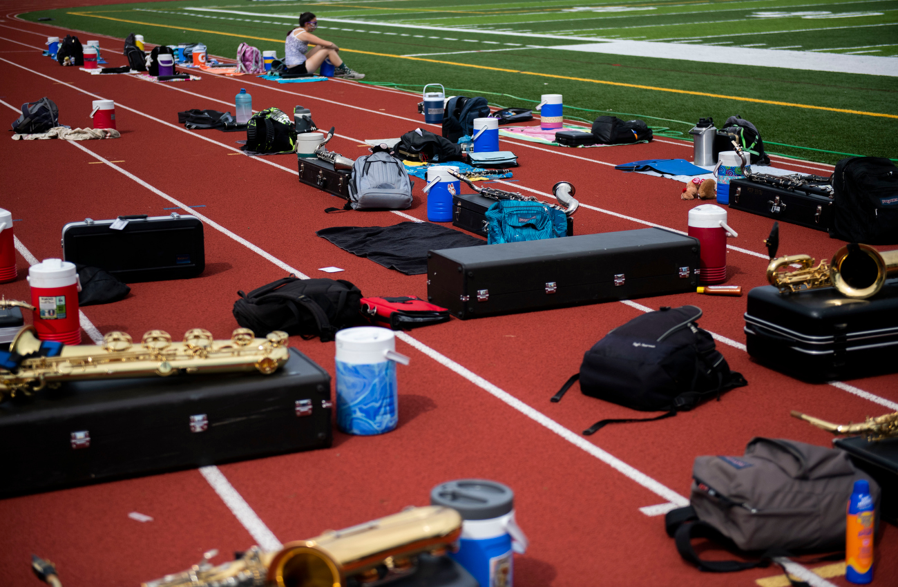 High School marching band practice in the age of coronavirus - mlive.com