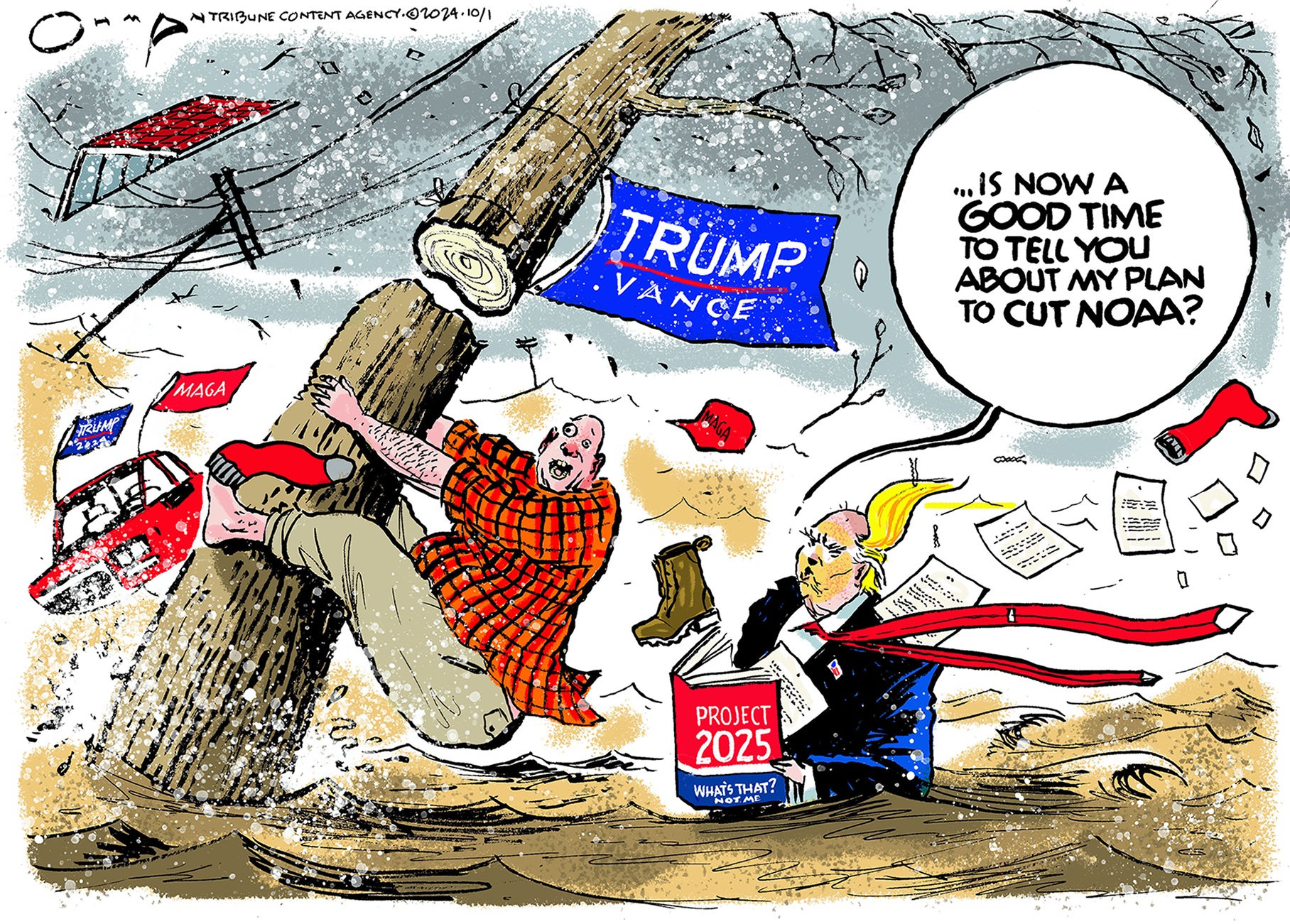 Editorial cartoons for Oct. 6, 2024 - syracuse.com