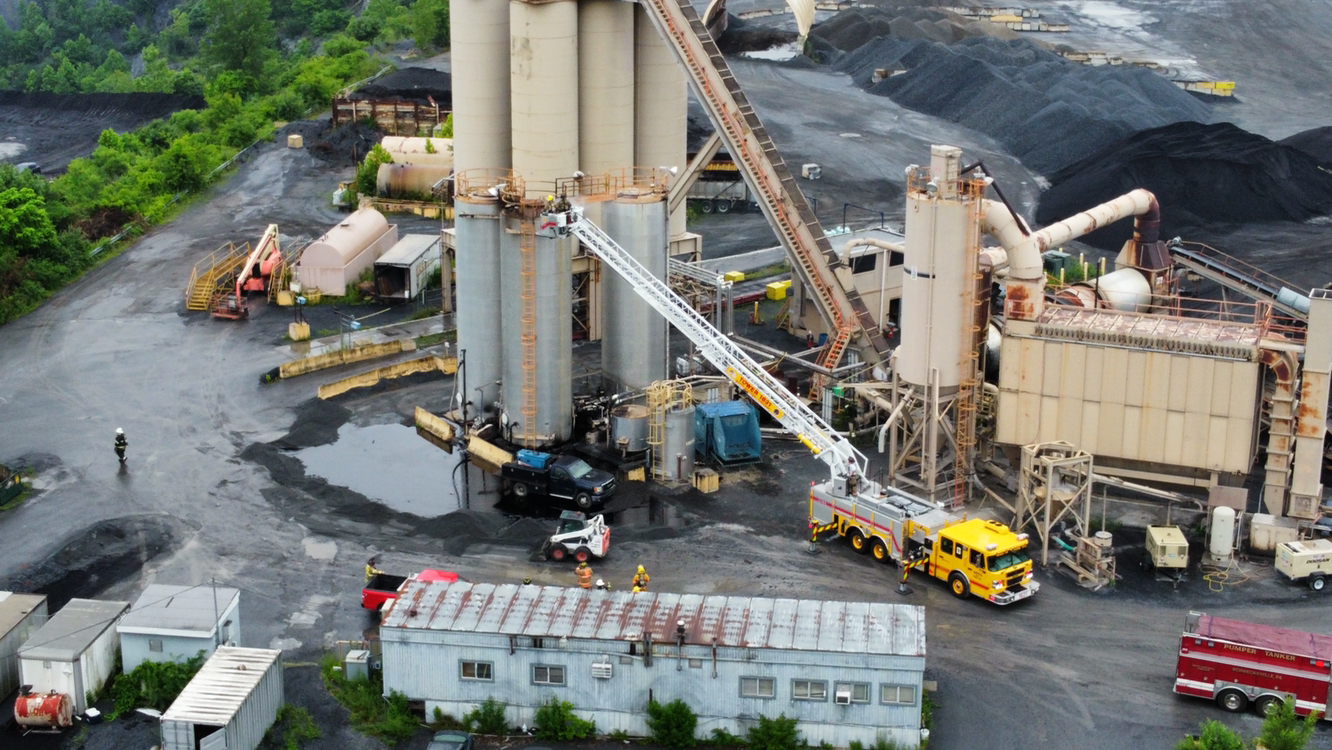 1 person burned in hot tar explosion in Lehigh County ...