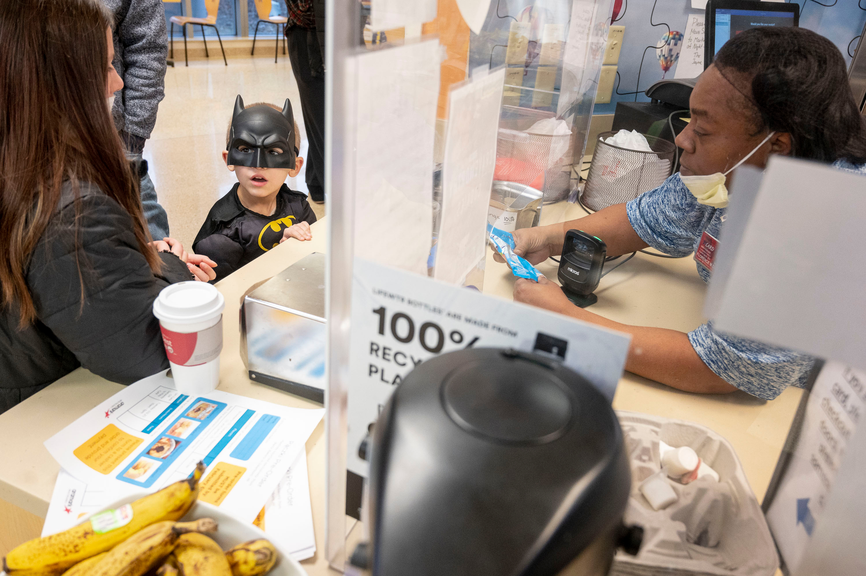5-year-old Grayson Johnson brings superhero outfits, enthusiasm to C.S ...