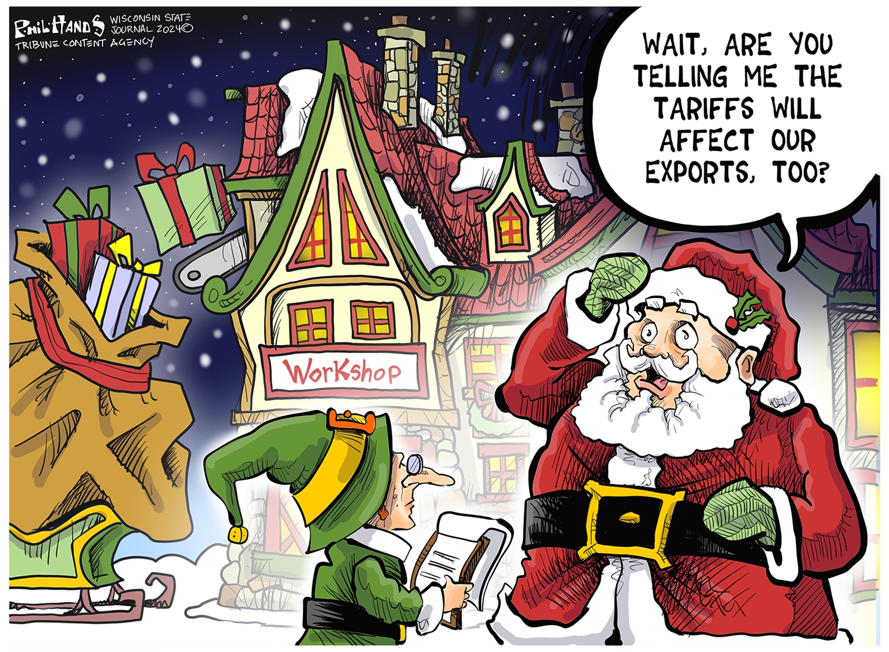 Editorial cartoons for Dec. 8, 2024 - oregonlive.com