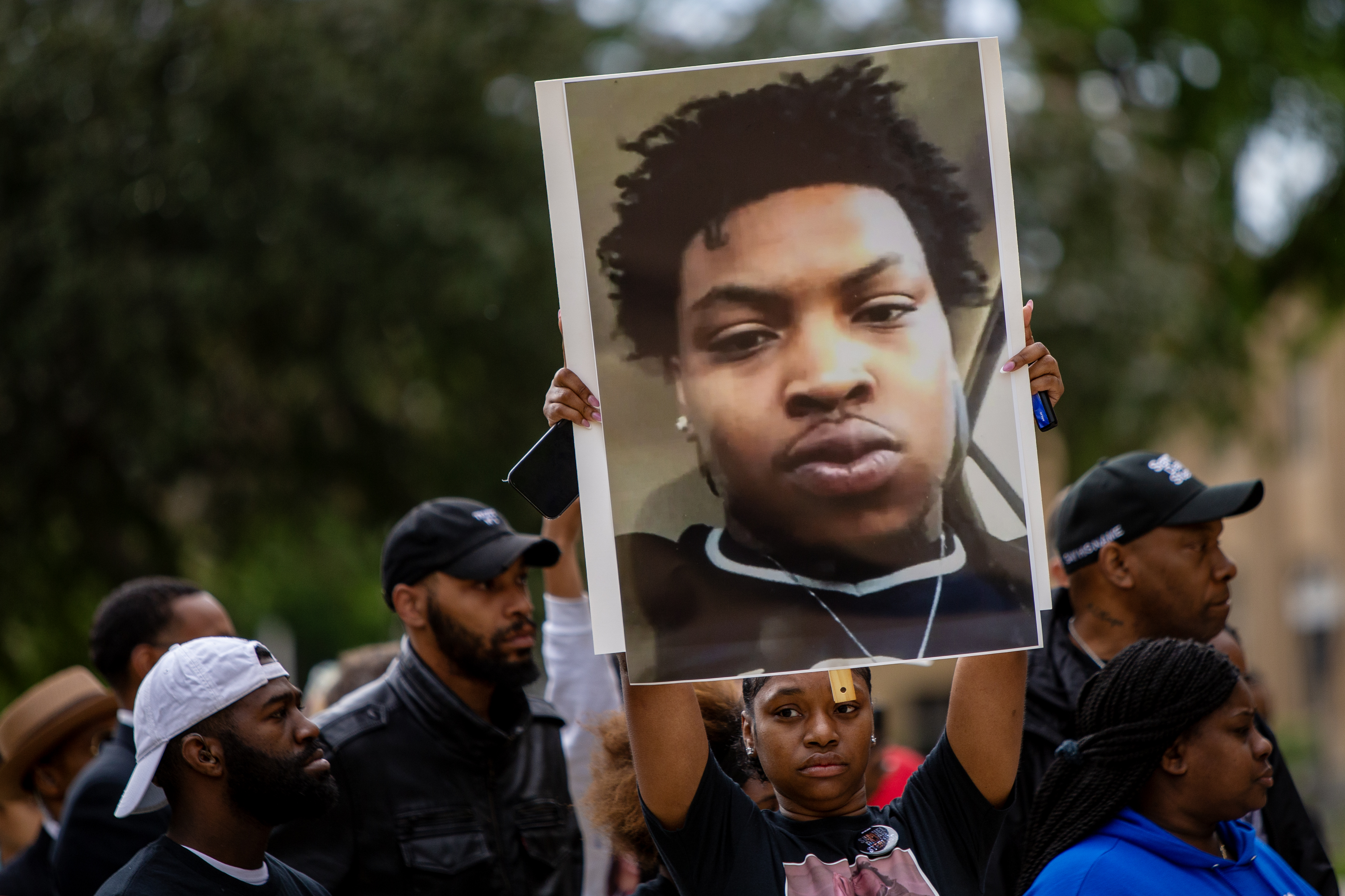 Rally for Samuel Sterling who was killed by state police trooper Brian ...