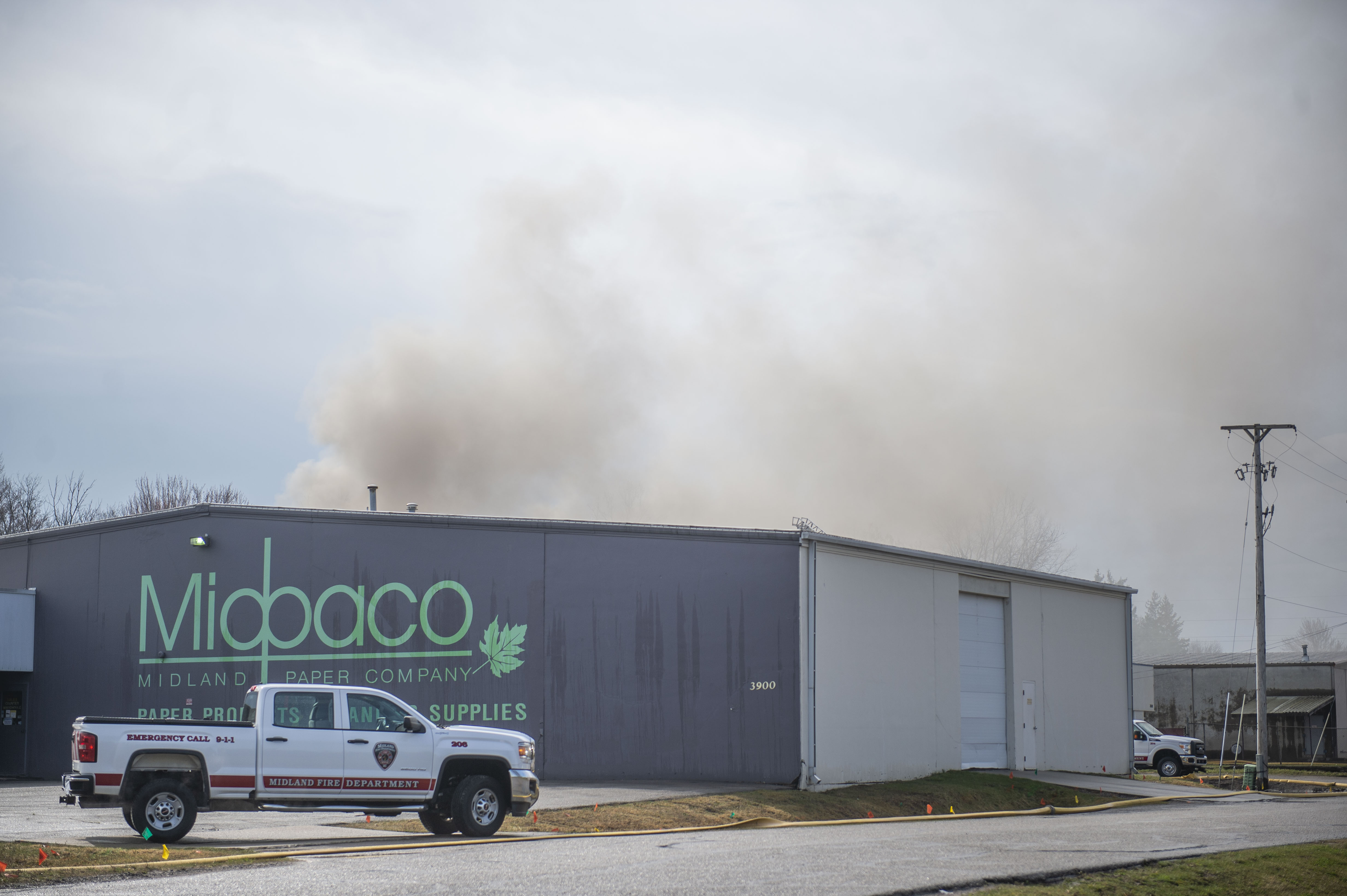 Firefighters battle blaze at Midland Compounding and Consulting - mlive.com